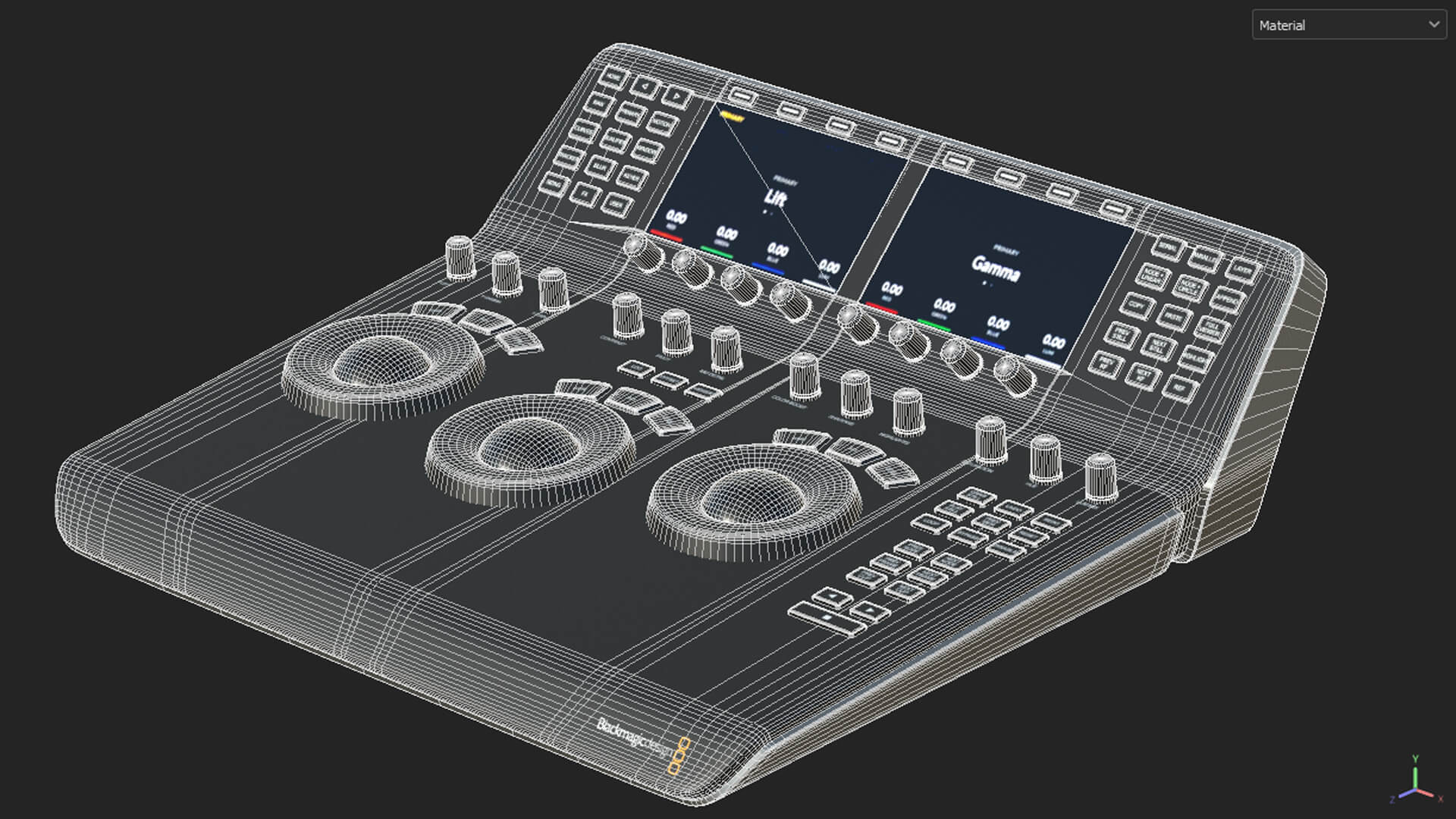 Davinci Resolve Mini Panel - 3D Model by Cactus3D