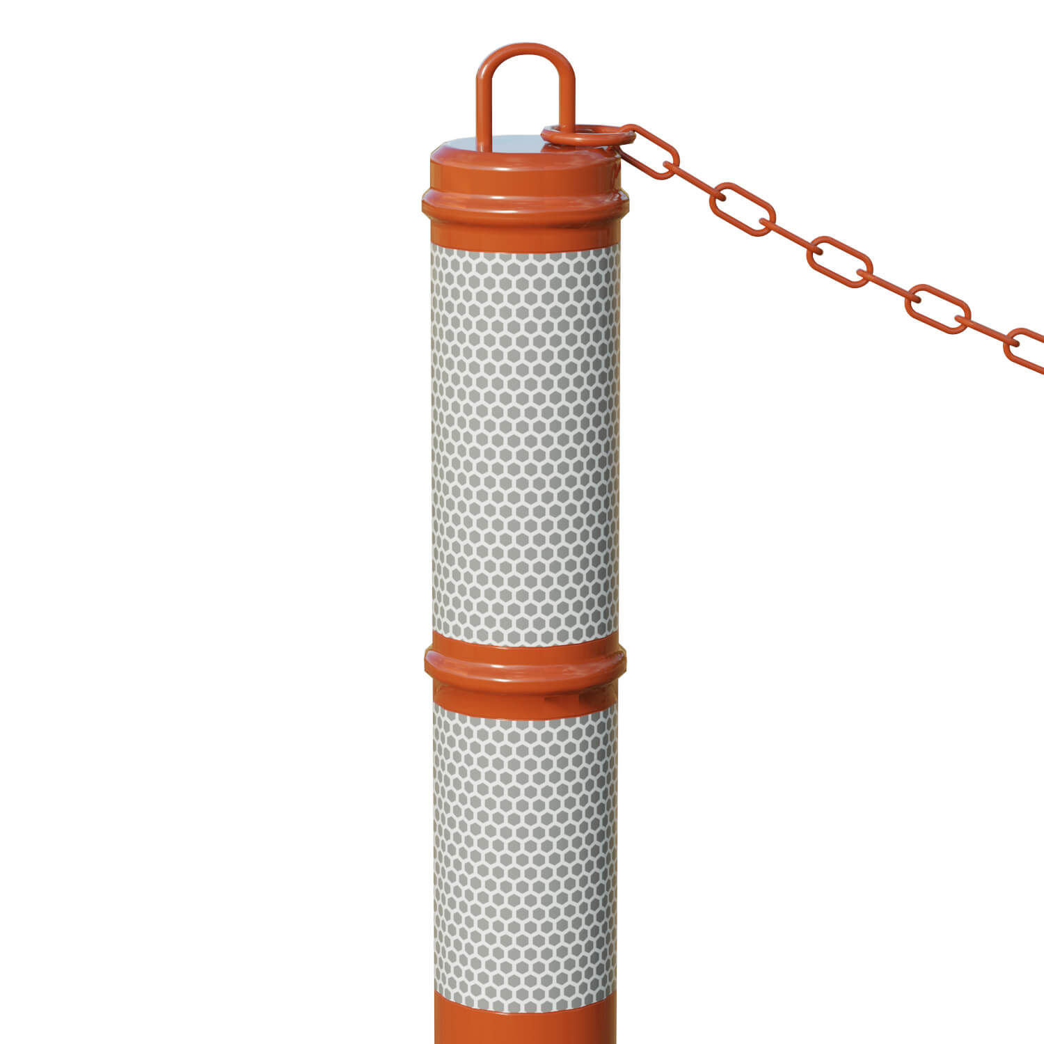 Delineator Posts With Chain - 3D Model by Cactus3D