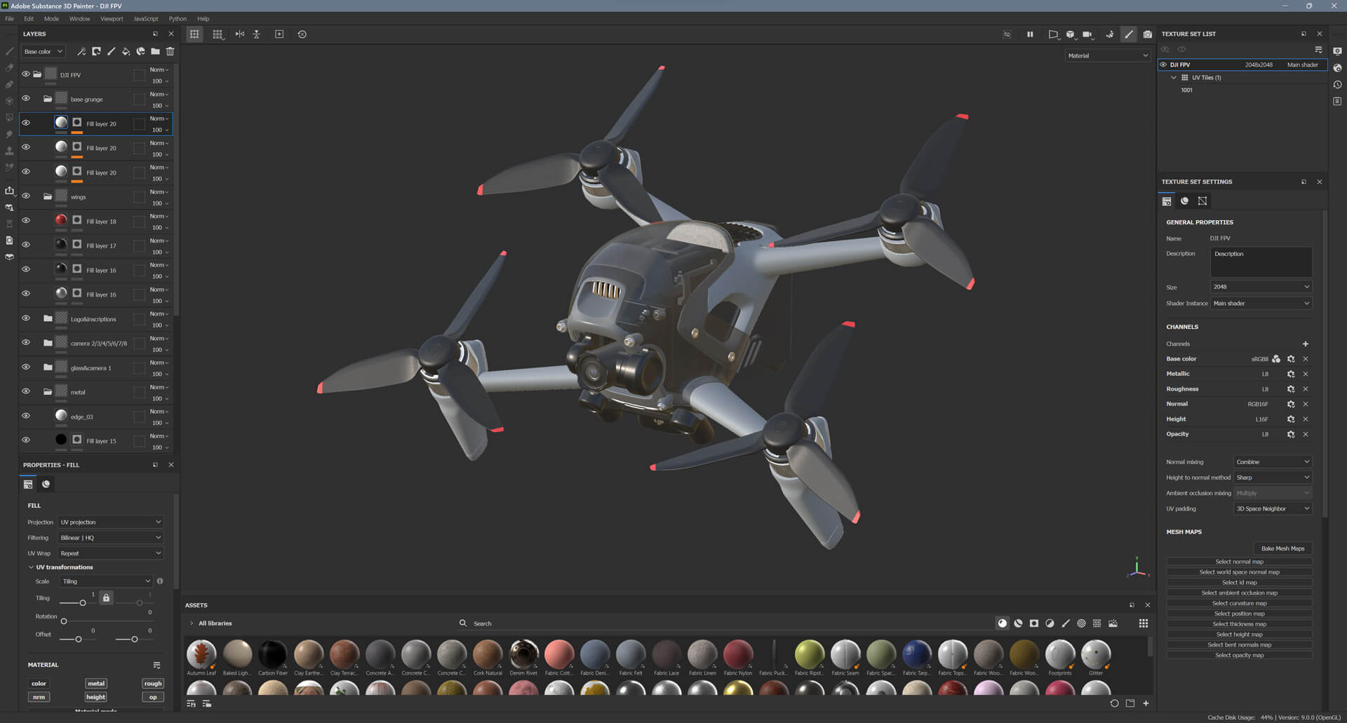 DJI Fpv Drone - 3D Model by Cactus3D