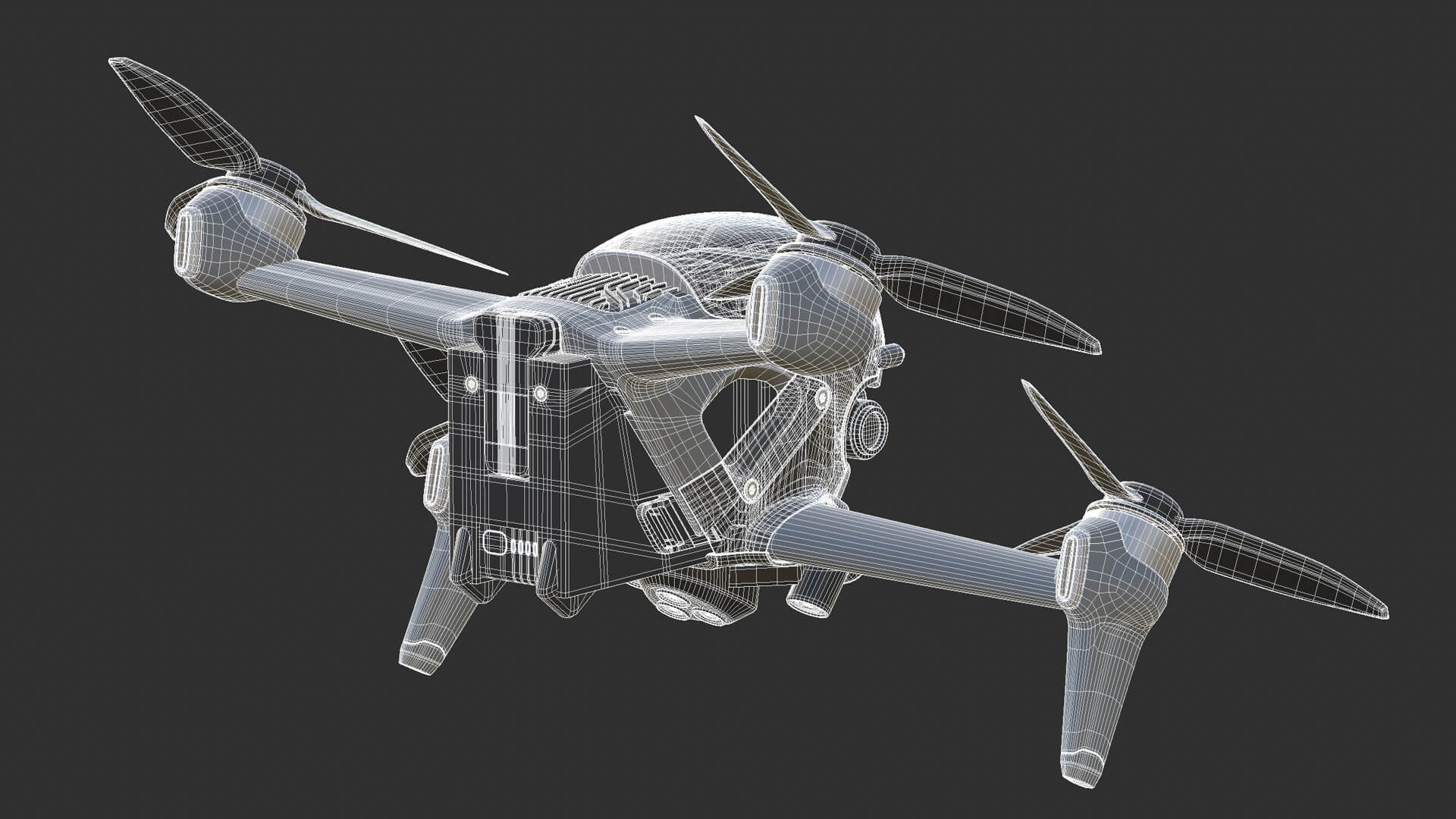 DJI Fpv Drone - 3D Model by Cactus3D