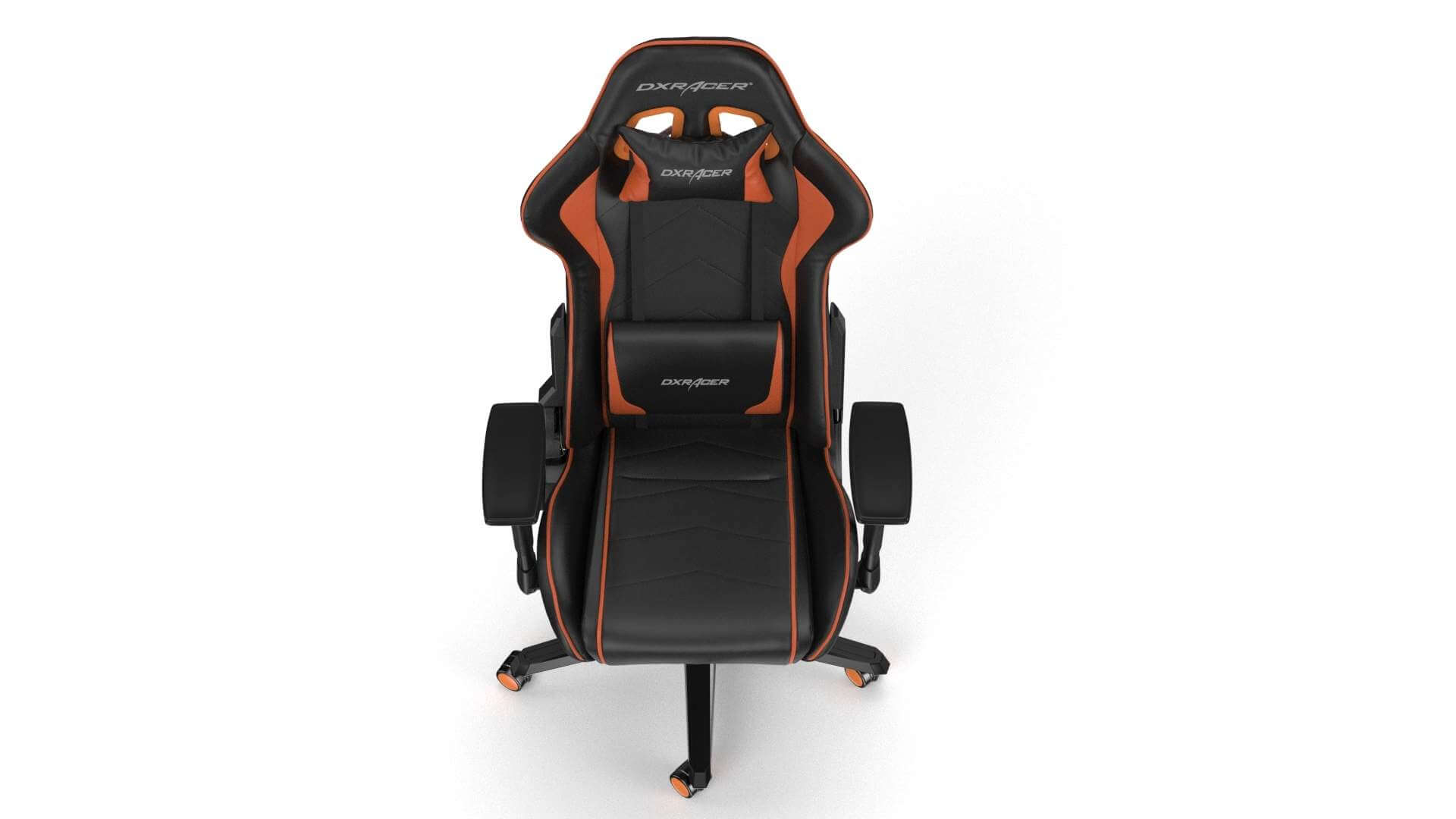 DXRacer Orange Gaming Chair - 3D Model by Cactus3D