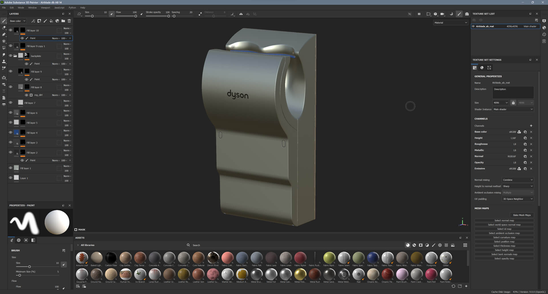 Dyson Airblade DB AB14 - 3D Model by Cactus3D