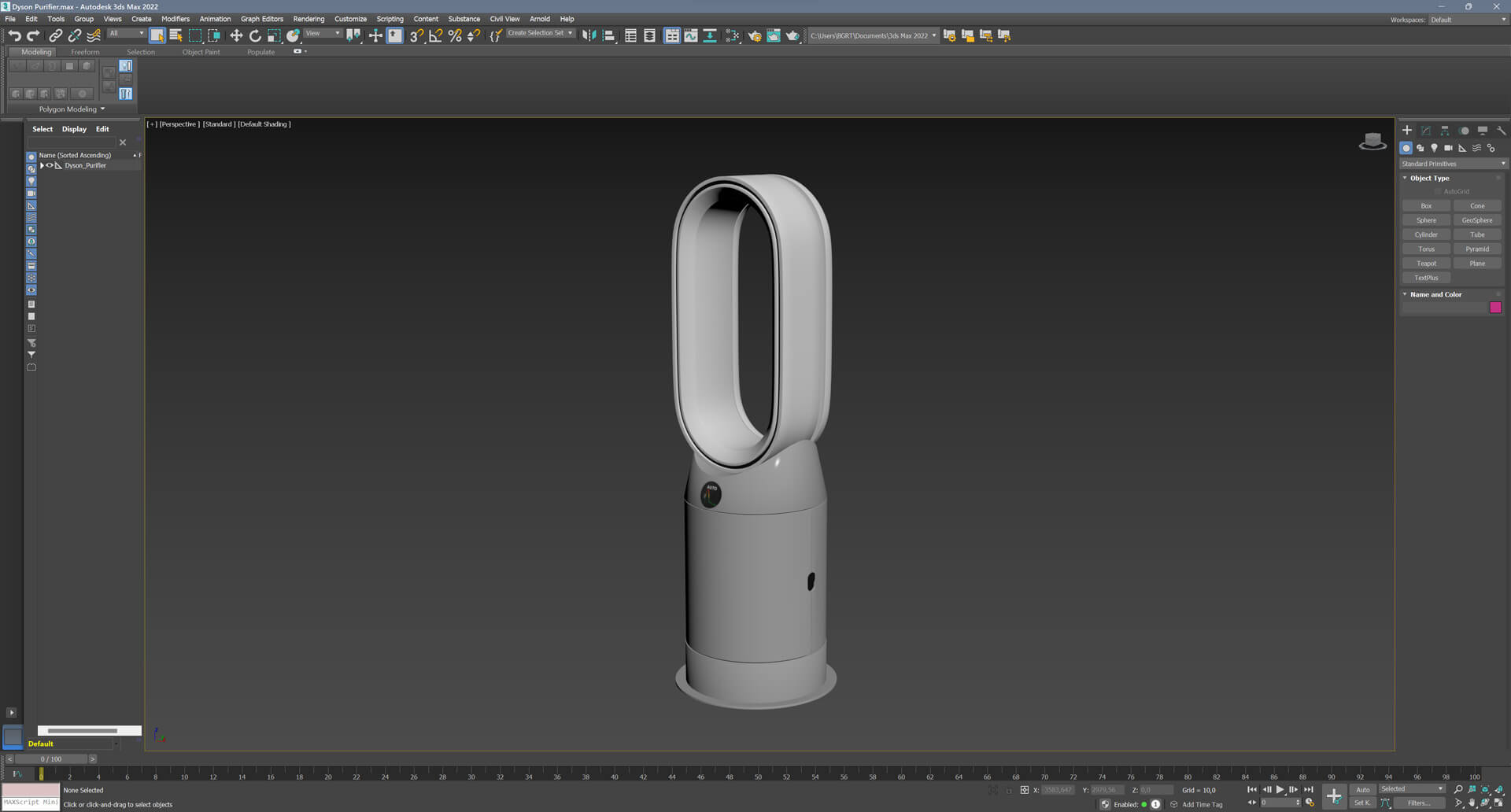 Dyson Purifier - 3D Model by Cactus3D