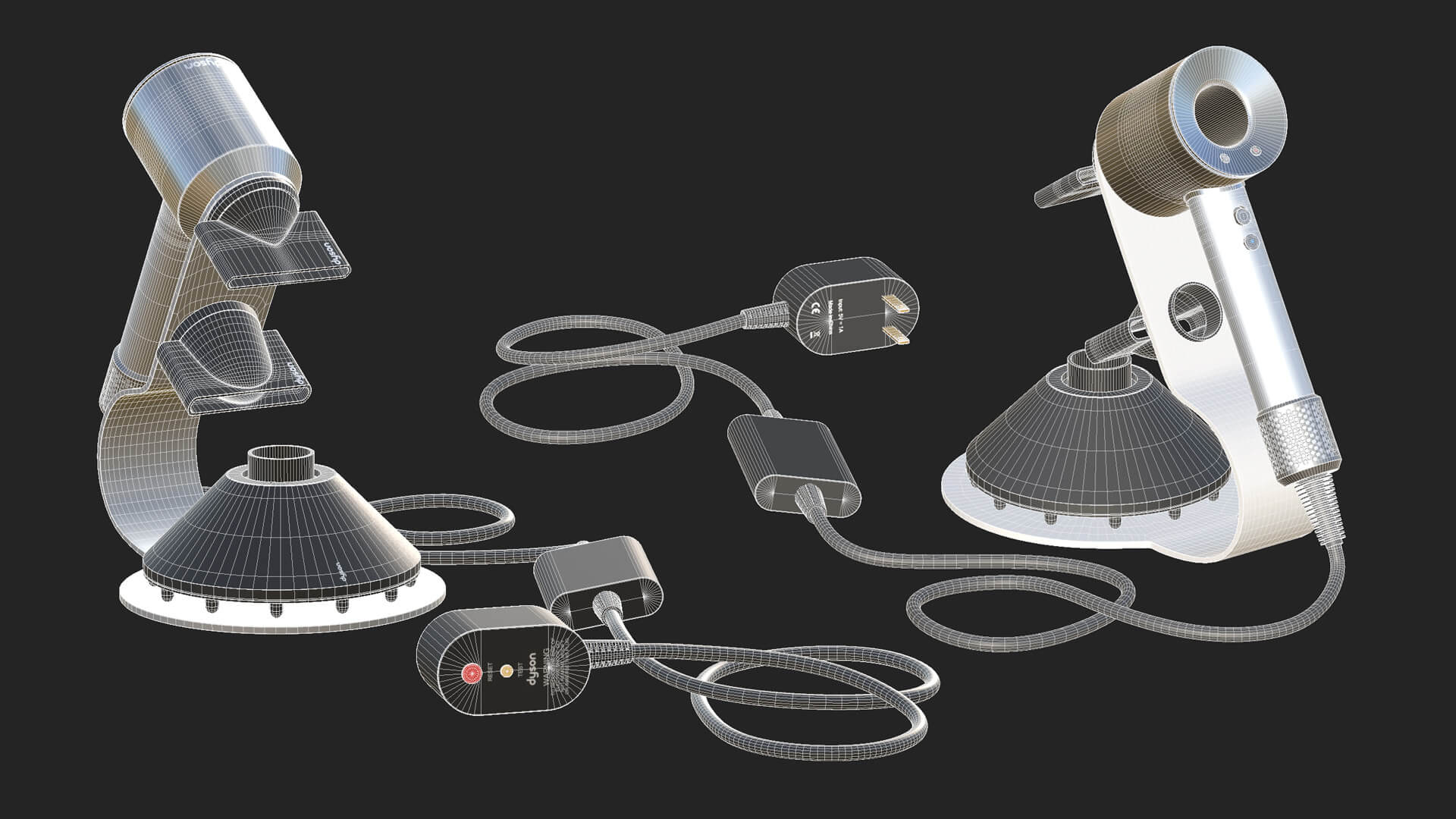 Dyson Supersonic HD12 - 3D Model by Cactus3D