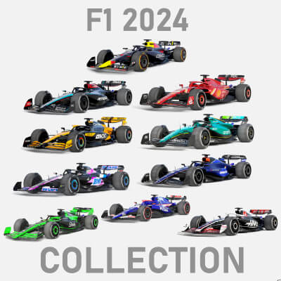 F1 2024 Collection by Cactus3D