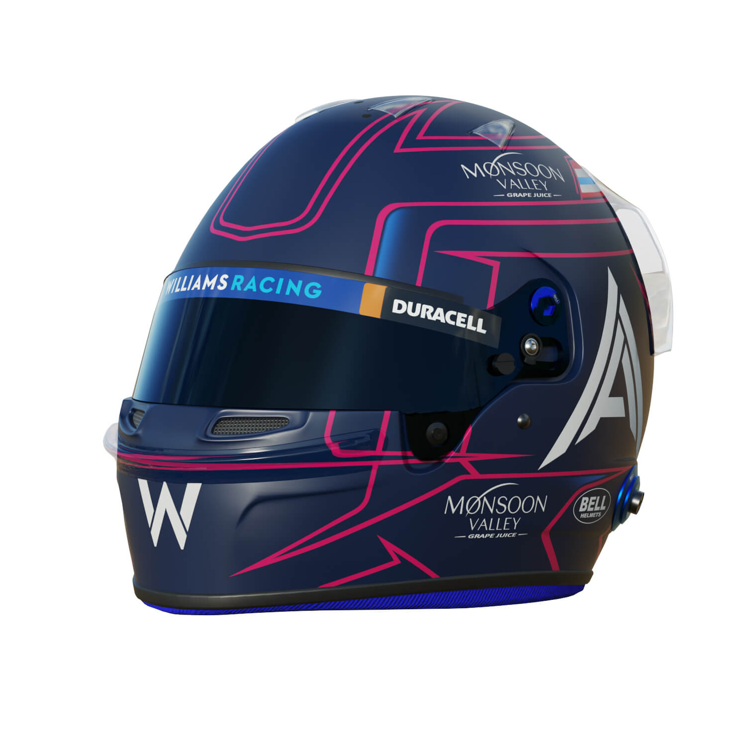 F1 Alex Albon Helmet 2023 - 3D Model by Cactus3D