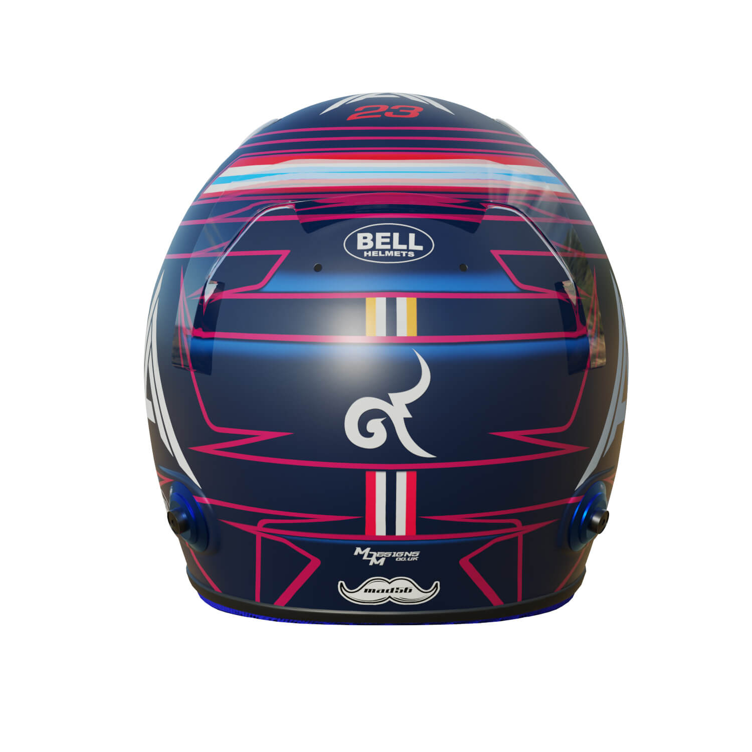 F1 Alex Albon Helmet 2023 - 3D Model by Cactus3D