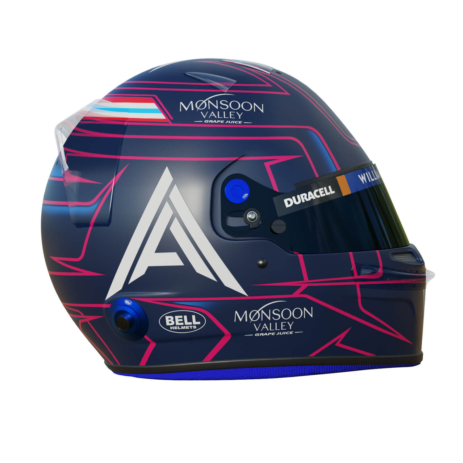 F1 Alex Albon Helmet 2023 - 3D Model by Cactus3D