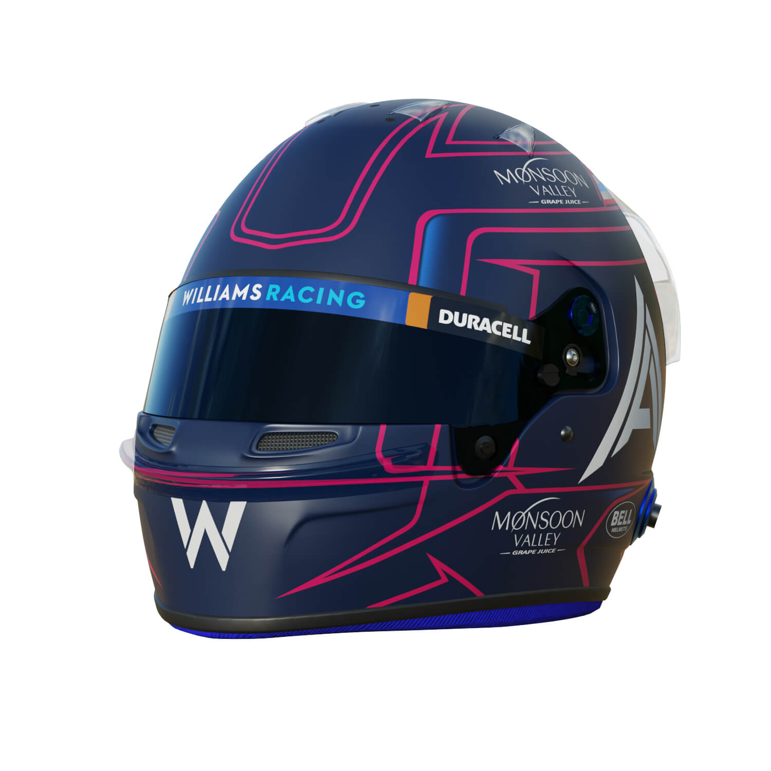 F1 Alex Albon Helmet 2023 - 3D Model by Cactus3D