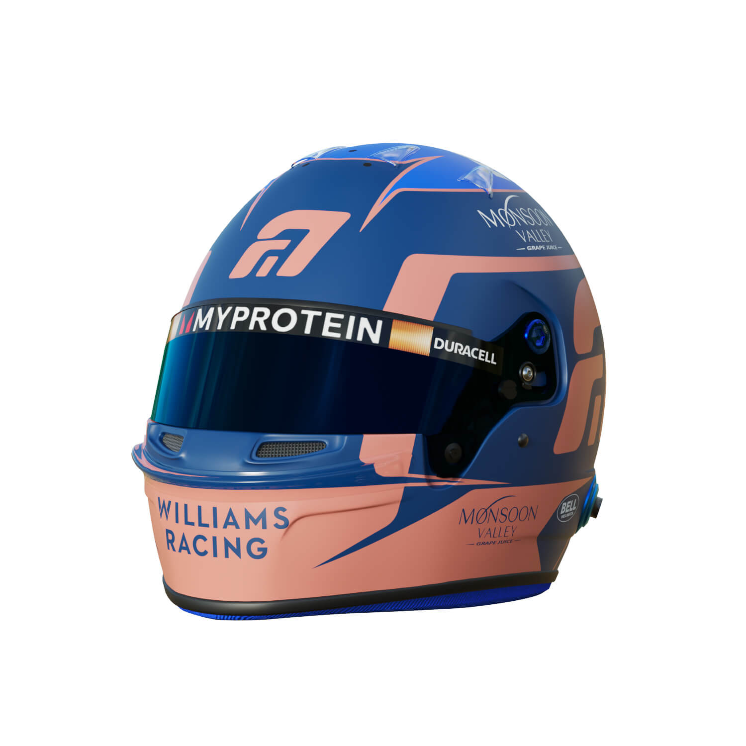 F1 Alex Albon Helmet 2024 - 3D Model by Cactus3D