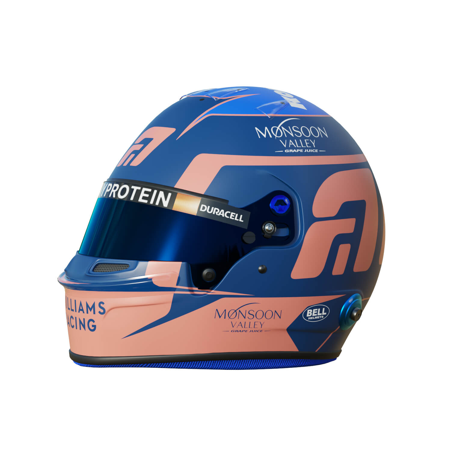 F1 Alex Albon Helmet 2024 - 3D Model by Cactus3D