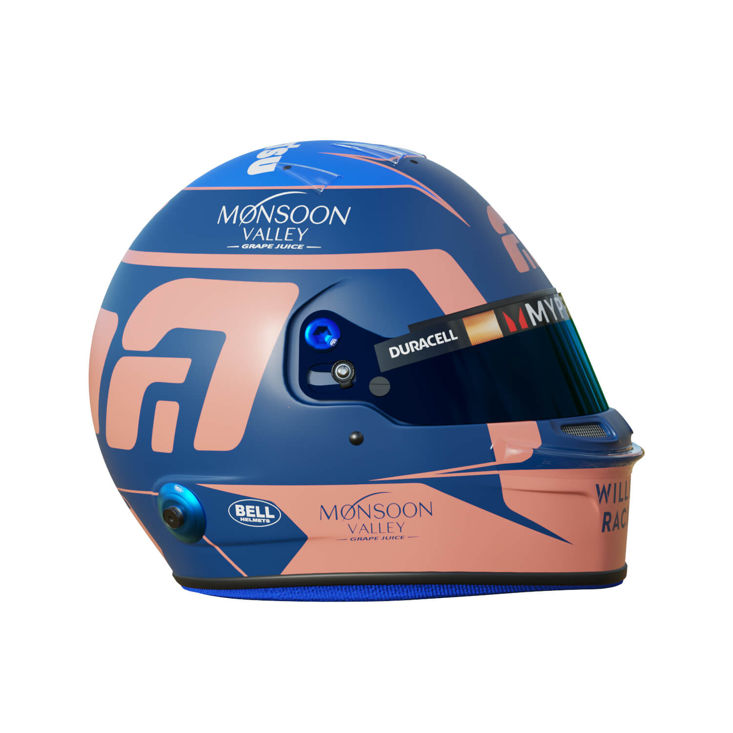 F1 Alex Albon Helmet 2024 - 3D Model by Cactus3D