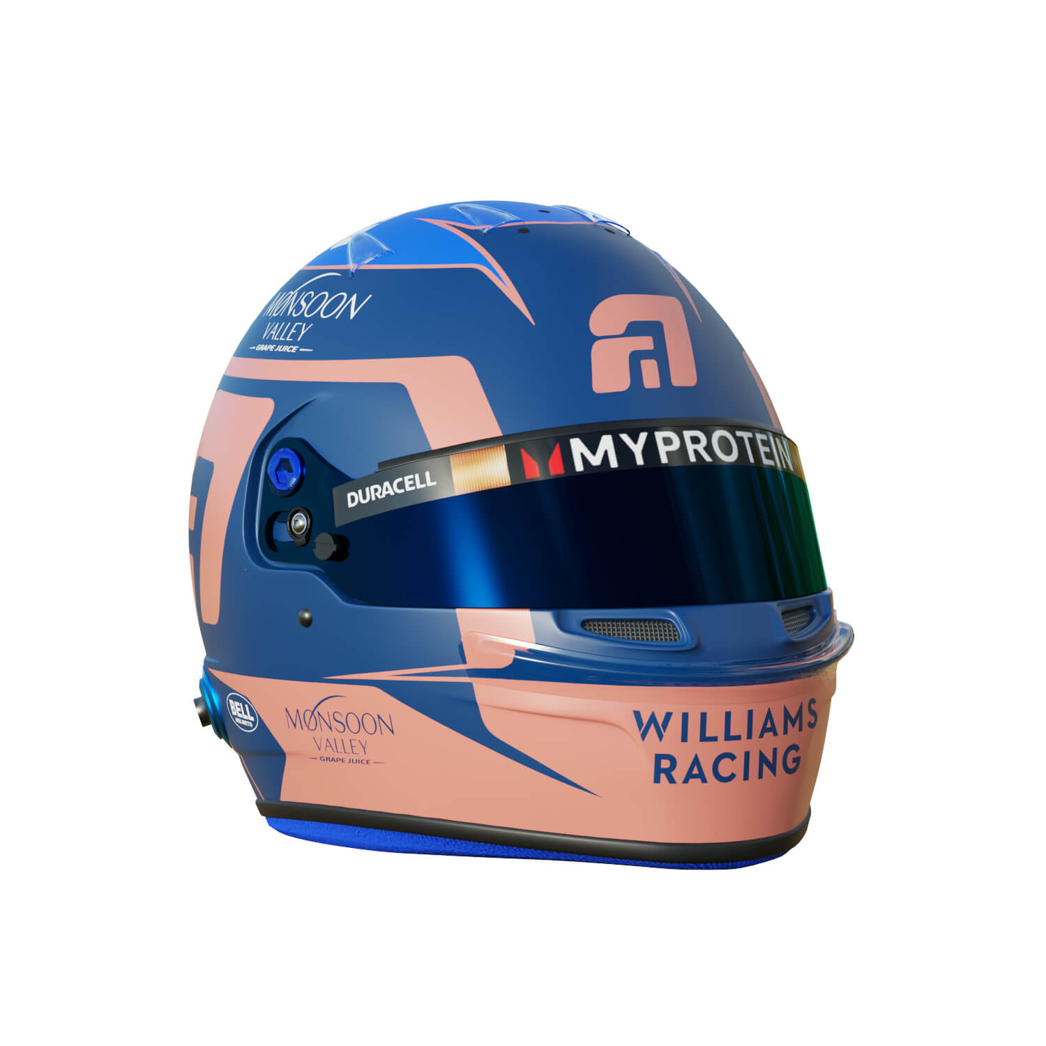 F1 Alex Albon Helmet 2024 - 3D Model by Cactus3D