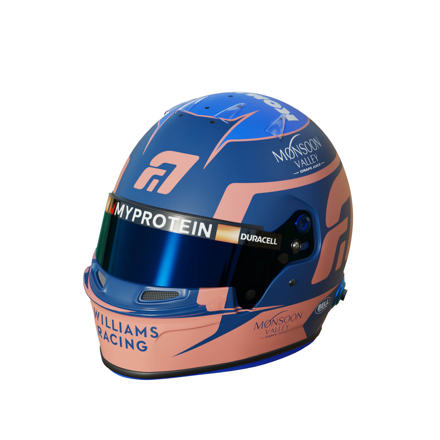 F1 Alex Albon Helmet 2024 - 3D Model by Cactus3D