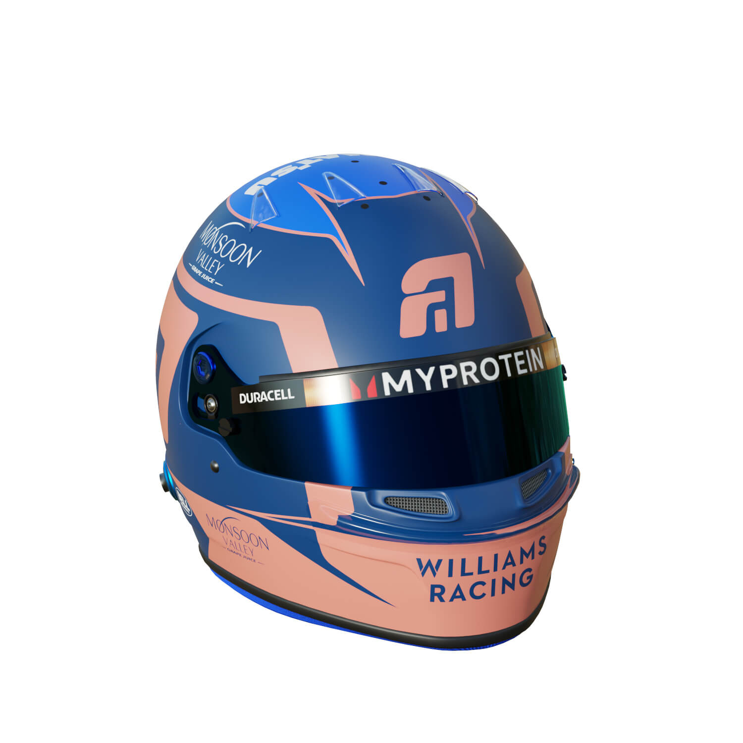 F1 Alex Albon Helmet 2024 - 3D Model by Cactus3D