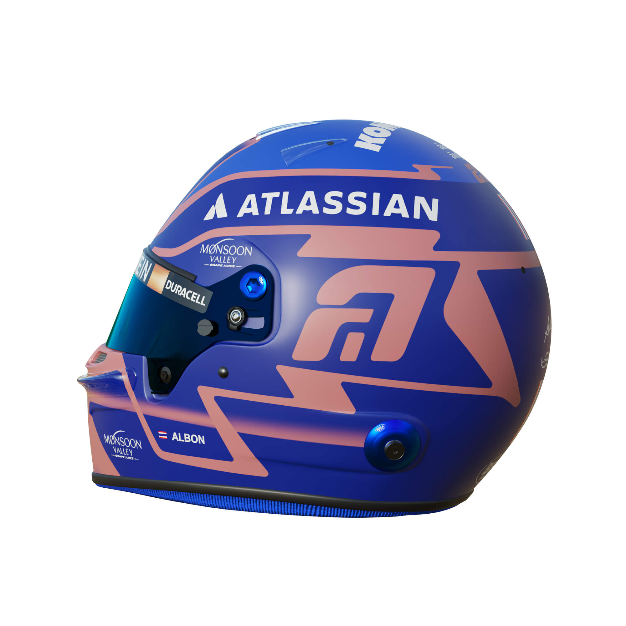 F1 Alex Albon Helmet 2025 - 3D Model by Cactus3D