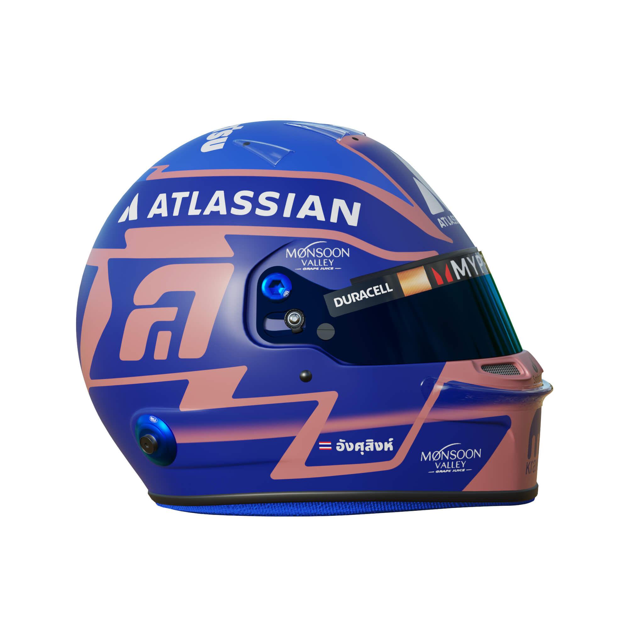F1 Alex Albon Helmet 2025 - 3D Model by Cactus3D
