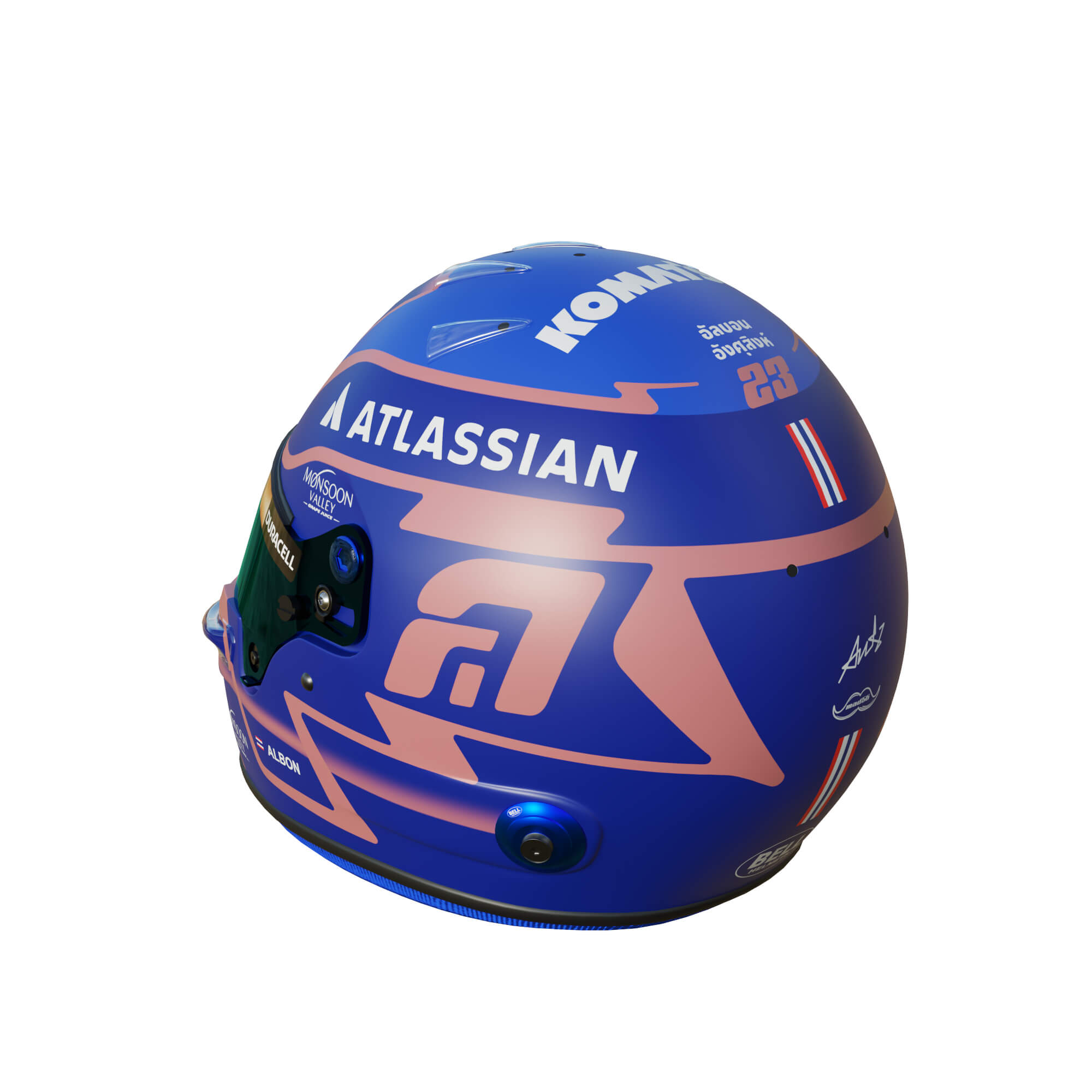 F1 Alex Albon Helmet 2025 - 3D Model by Cactus3D