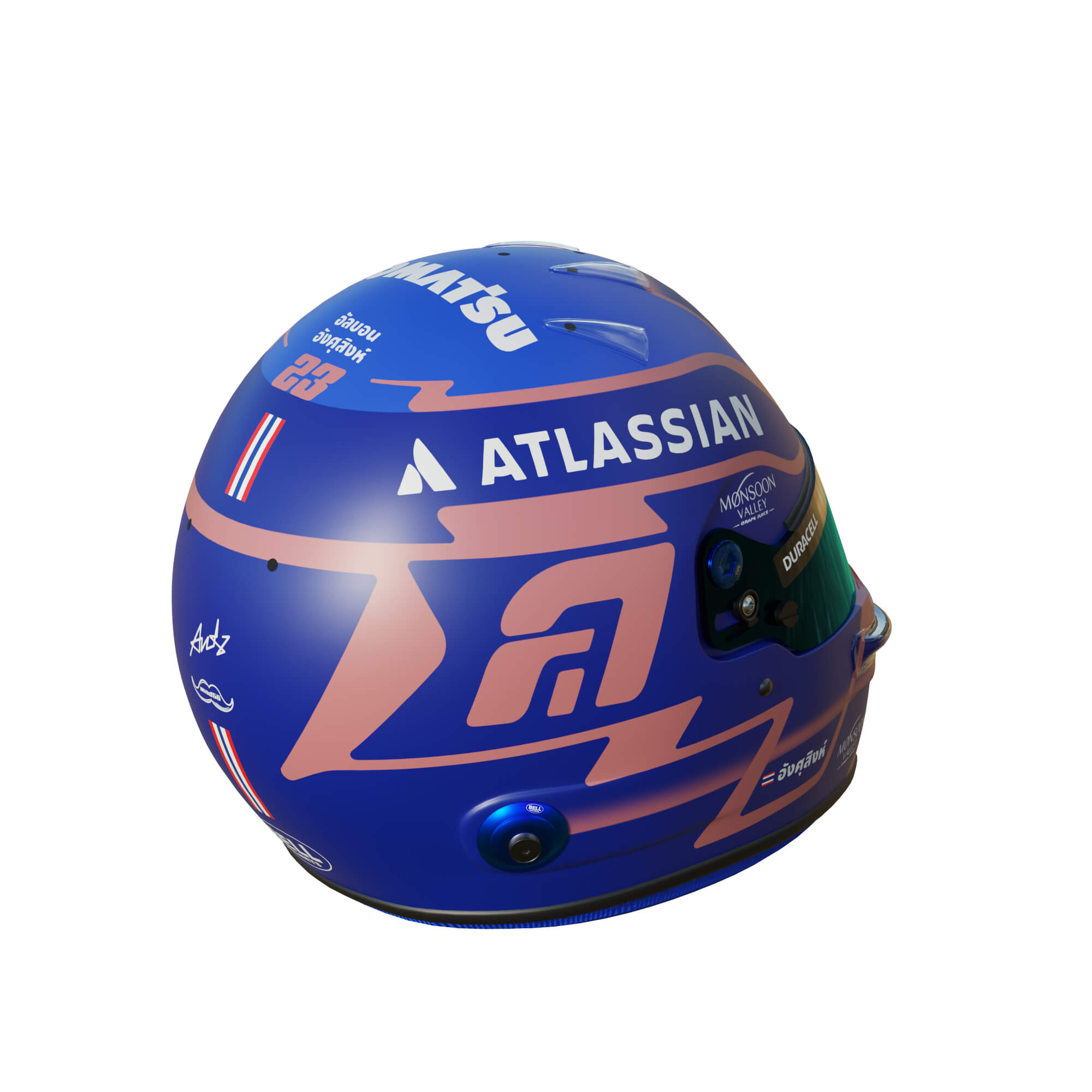 F1 Alex Albon Helmet 2025 - 3D Model by Cactus3D