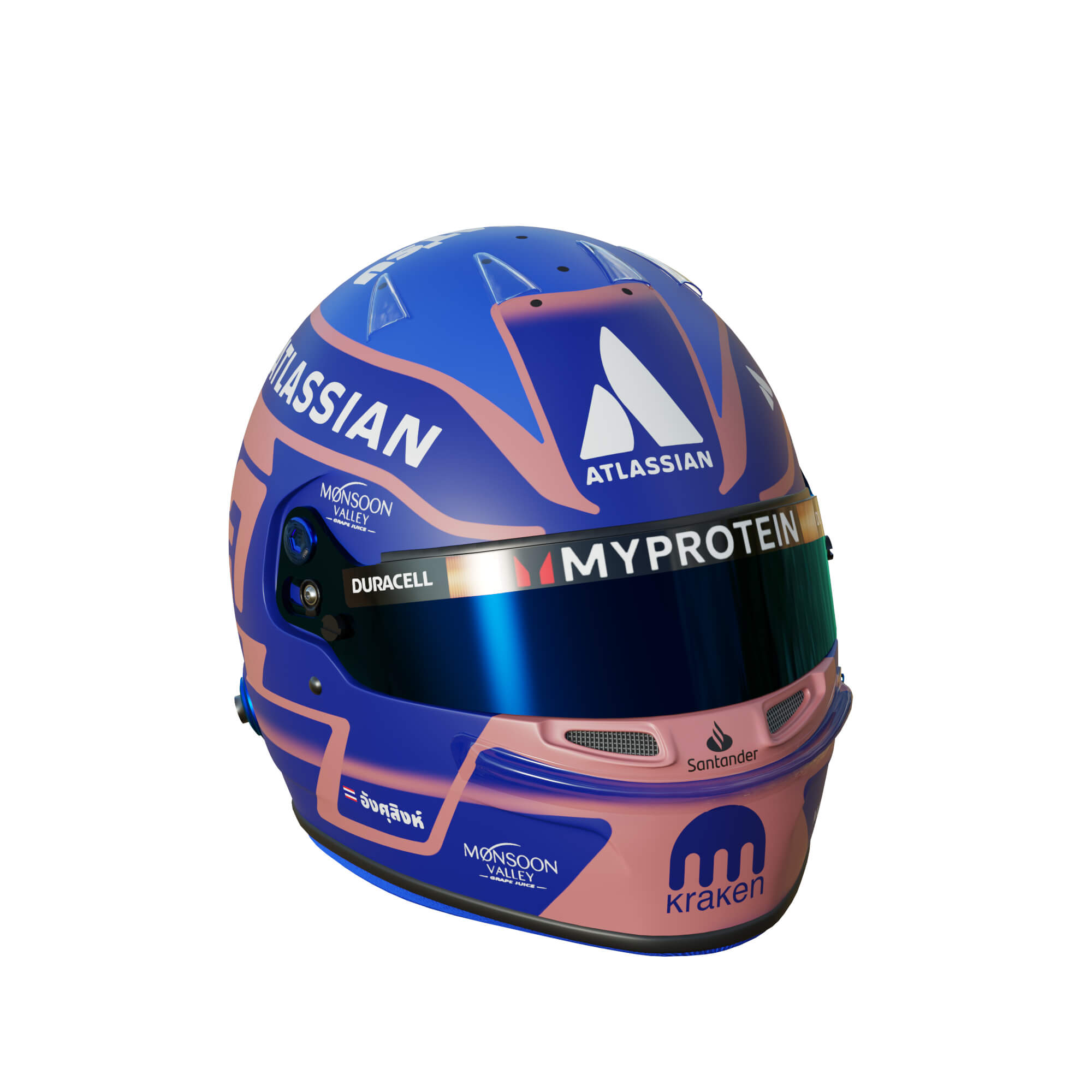 F1 Alex Albon Helmet 2025 - 3D Model by Cactus3D