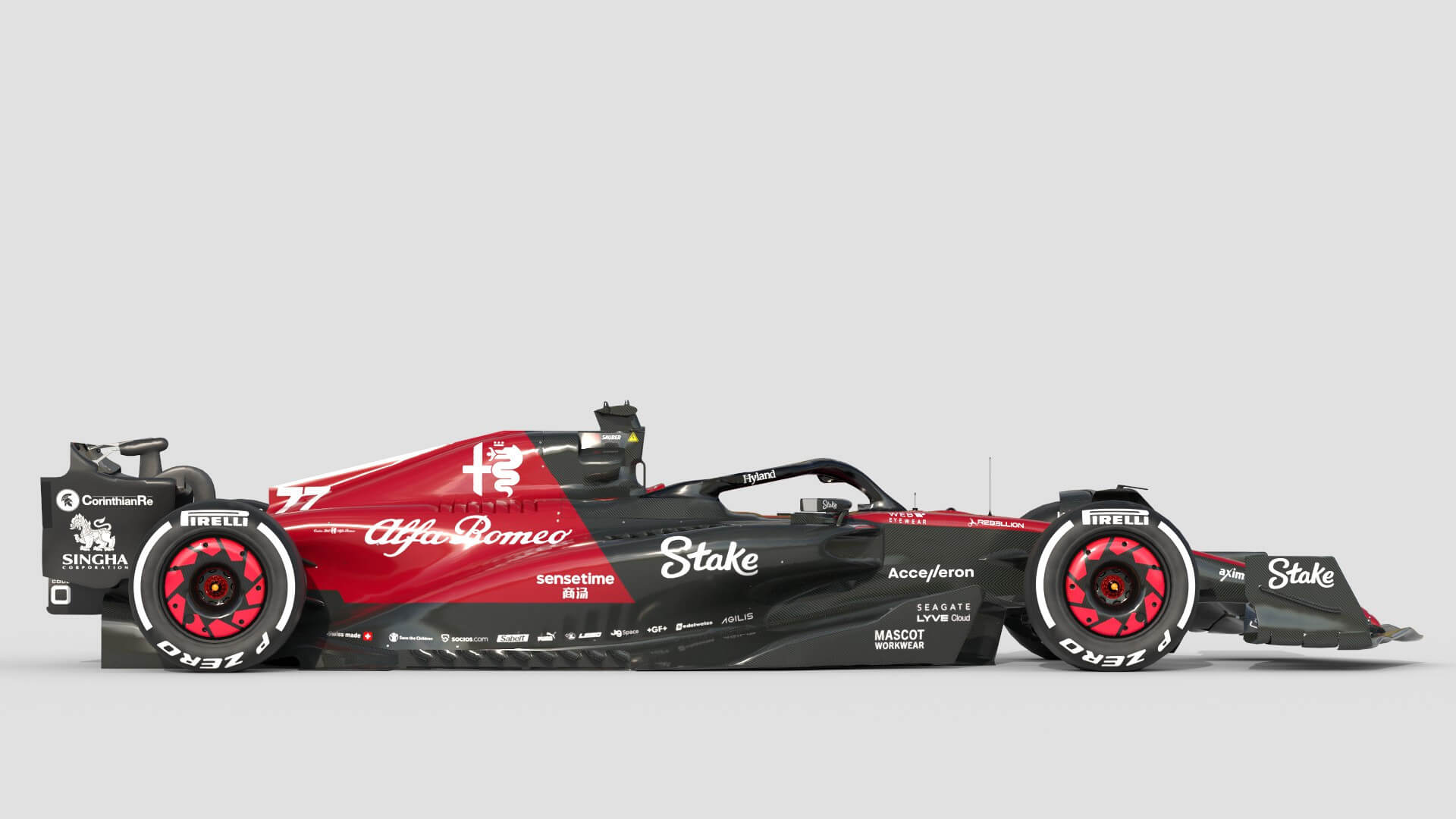 F1 Alfa Romeo C43 2023 - 3D Model by Cactus3D