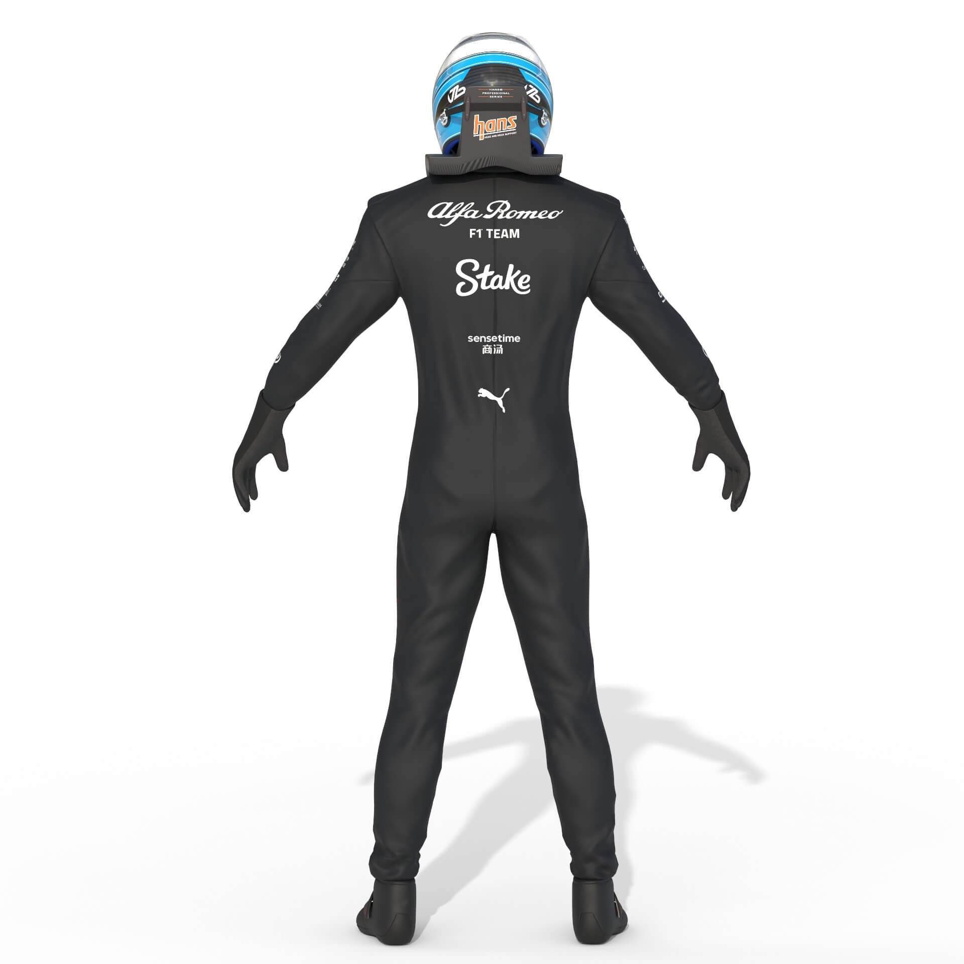 F1 Alfa Romeo Suit 2023 - 3D Model by Cactus3D