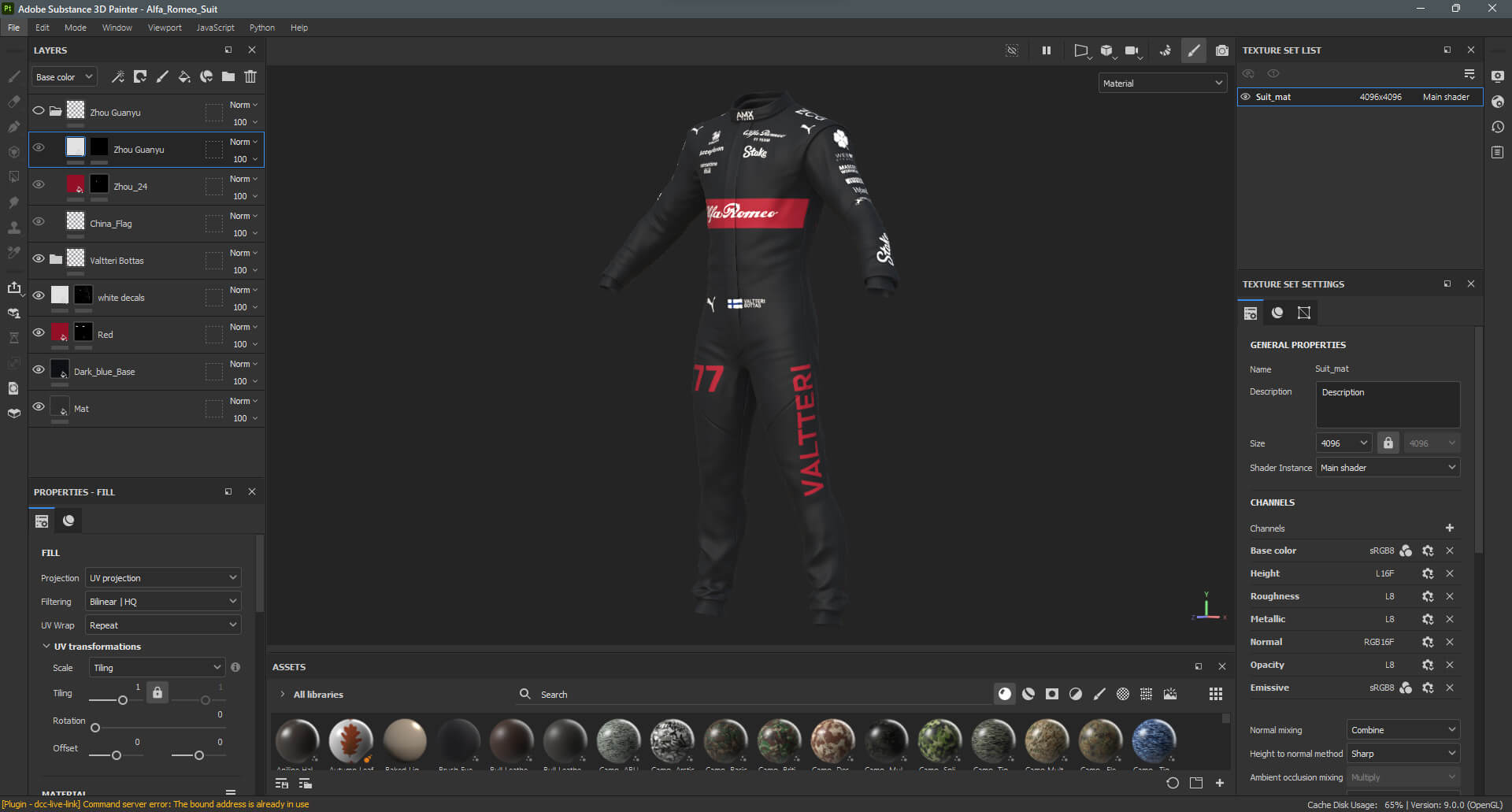 F1 Alfa Romeo Suit 2023 - 3D Model by Cactus3D