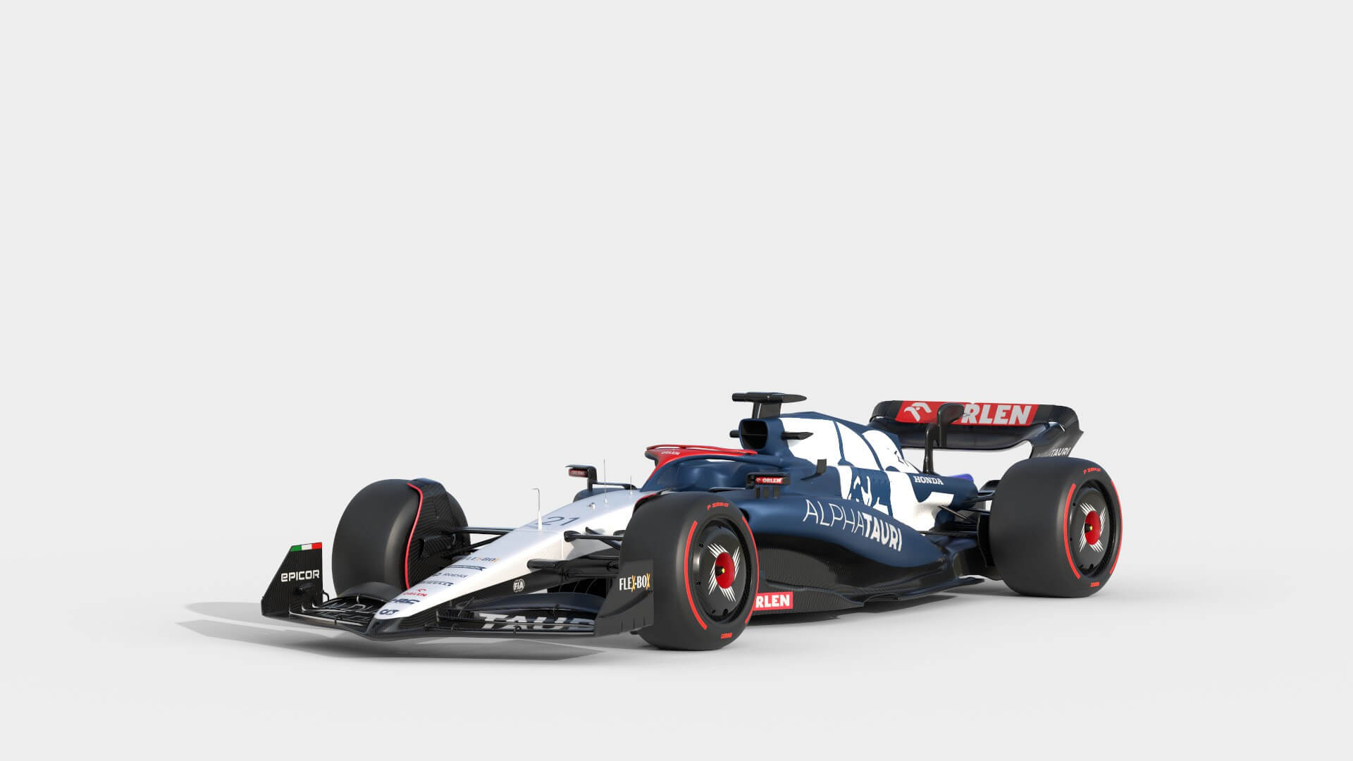 F1 Alpha Tauri AT04 2023 - 3D Model by Cactus3D