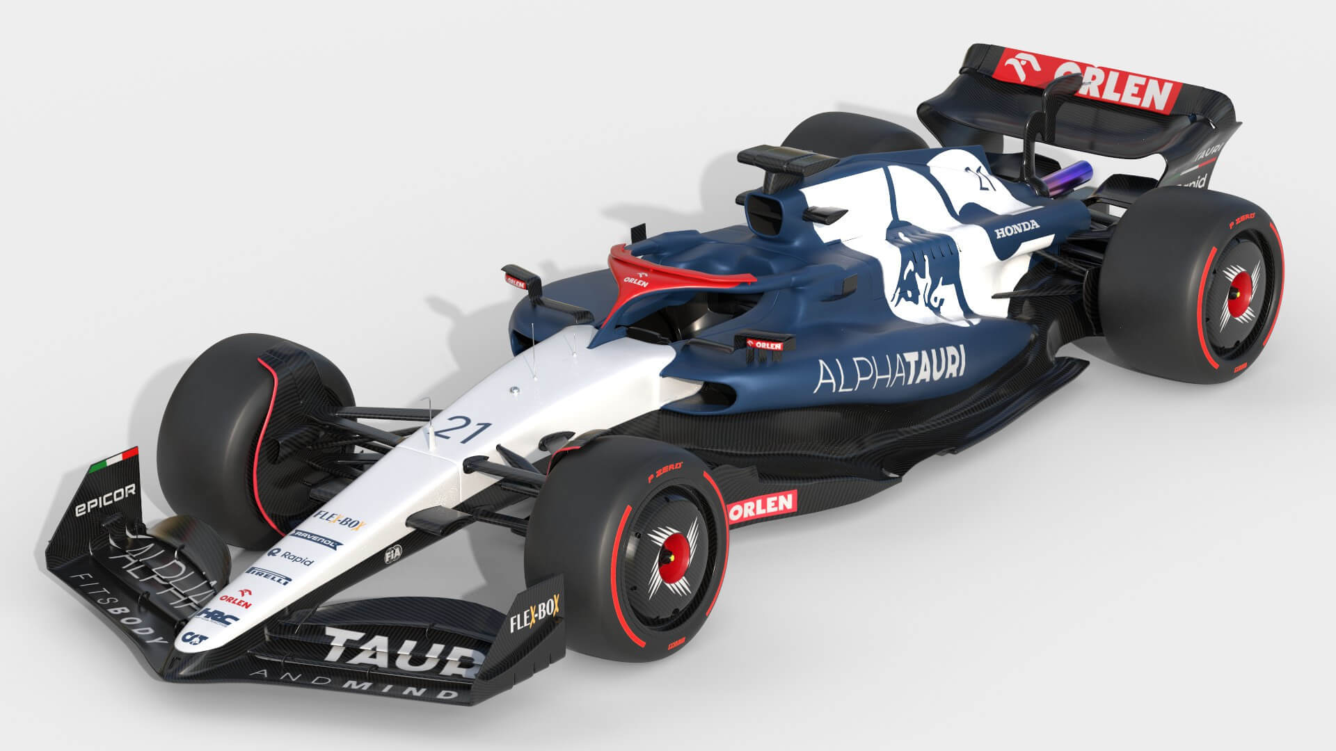 F1 Alpha Tauri AT04 2023 - 3D Model by Cactus3D