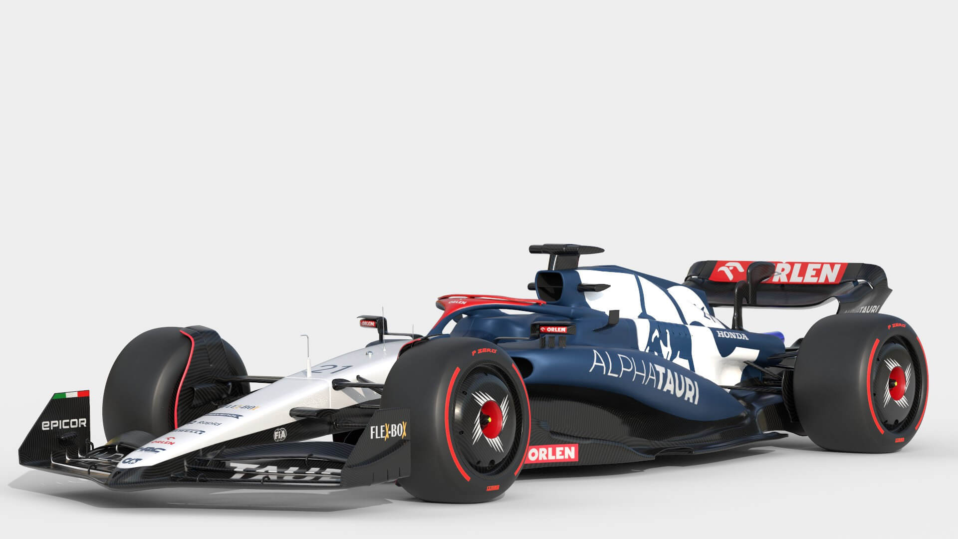 F1 Alpha Tauri AT04 2023 - 3D Model by Cactus3D