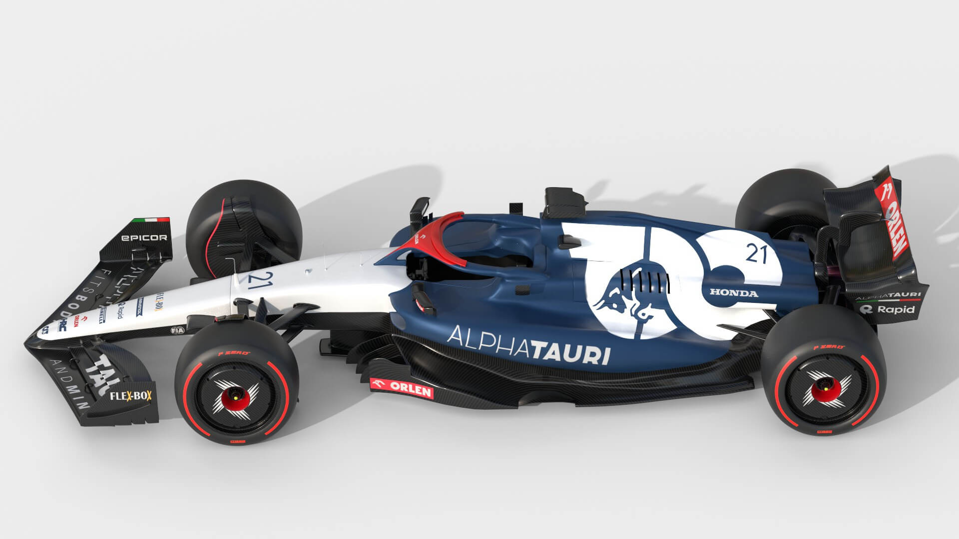 F1 Alpha Tauri AT04 2023 - 3D Model by Cactus3D