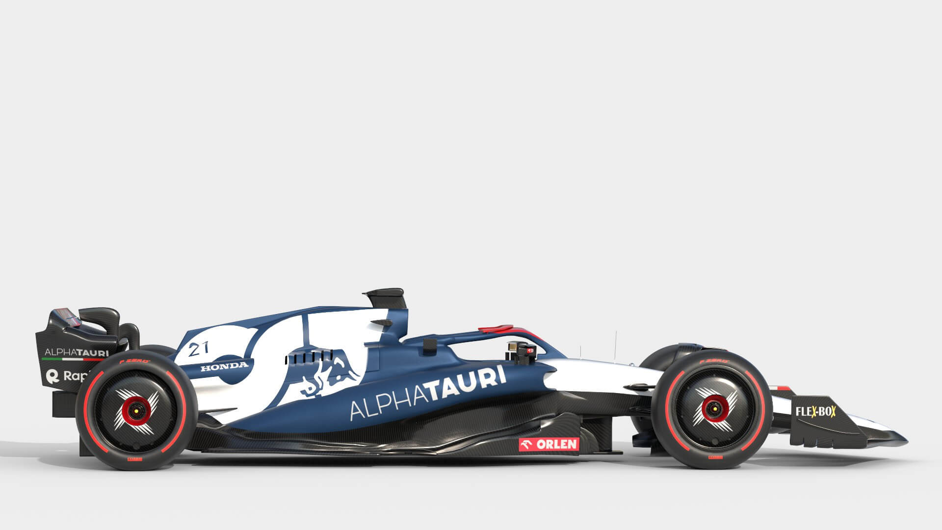 F1 Alpha Tauri AT04 2023 - 3D Model by Cactus3D