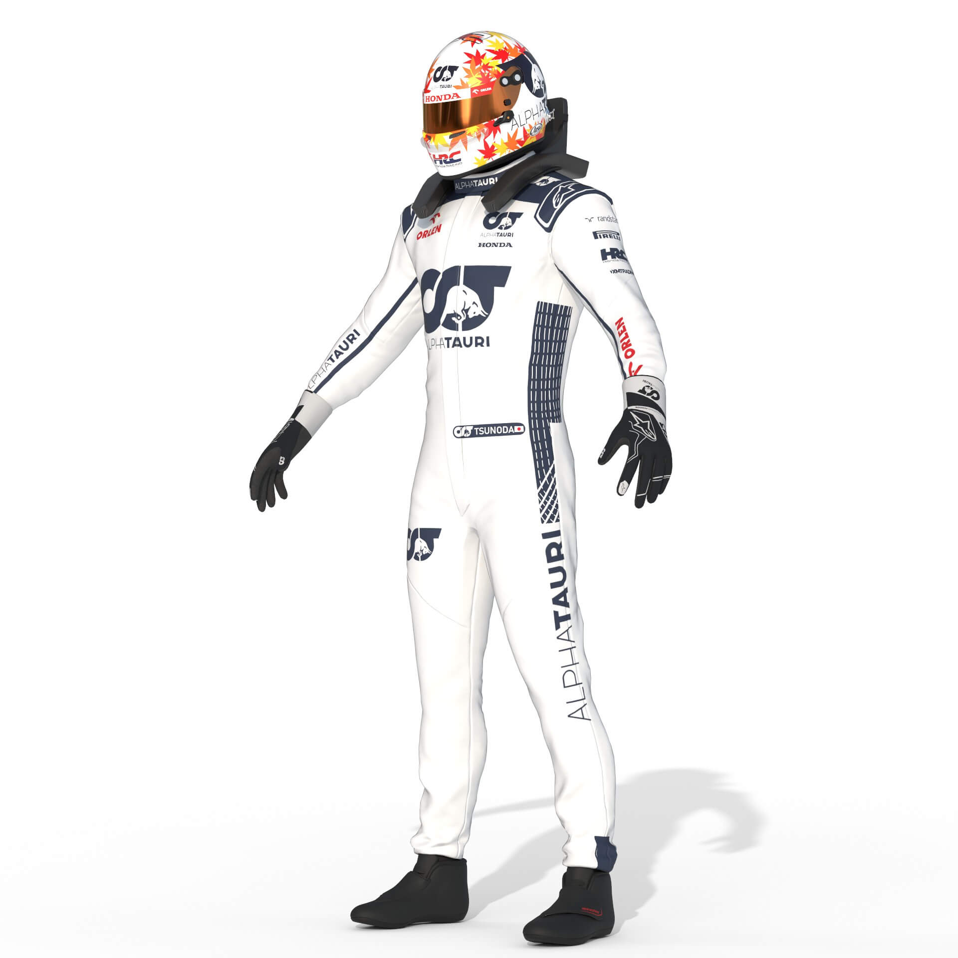 F1 Alpha Tauri Suit 2023 - 3D Model by Cactus3D