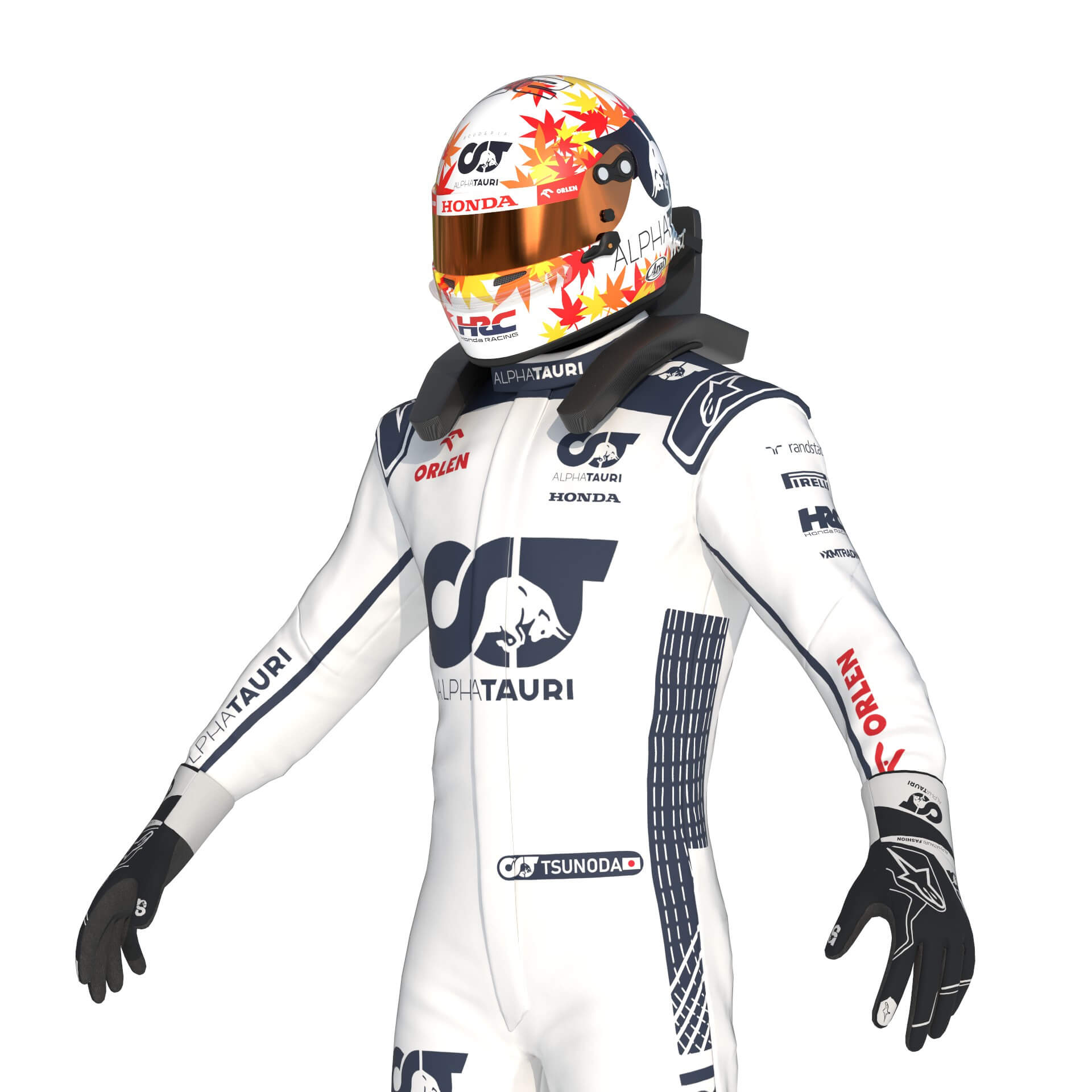 F1 Alpha Tauri Suit 2023 - 3D Model by Cactus3D