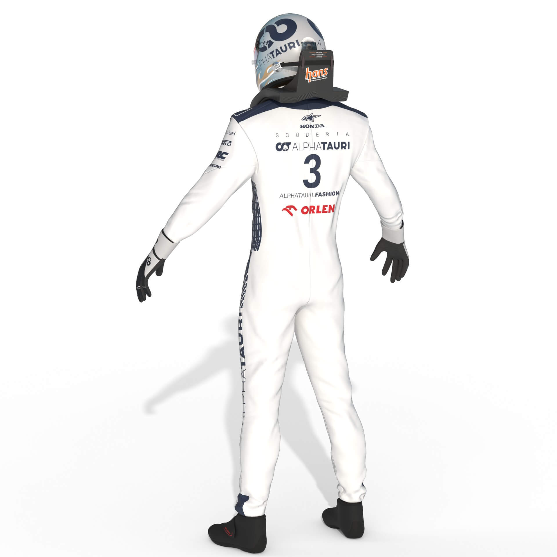 F1 Alpha Tauri Suit 2023 - 3D Model by Cactus3D