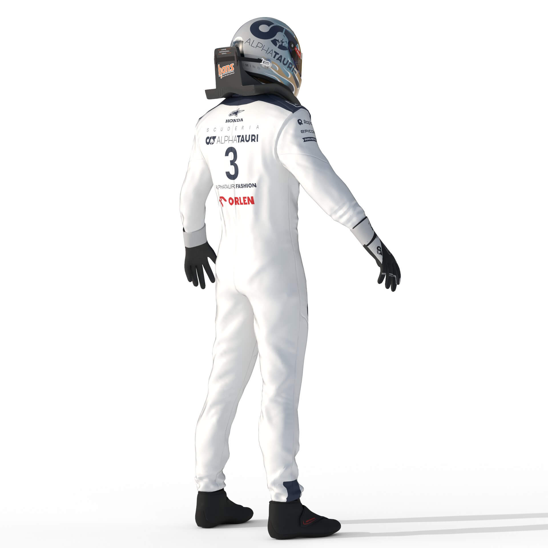 F1 Alpha Tauri Suit 2023 - 3D Model by Cactus3D