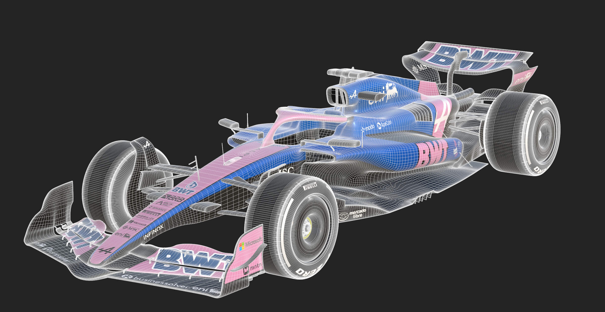 F1 Alpine A525 2025 - 3D Model by Cactus3D