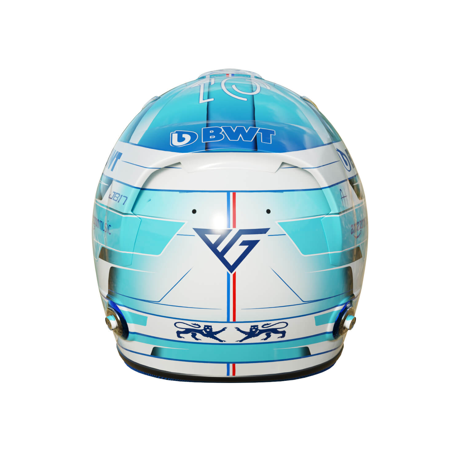 F1 Alpine Helmets 2024 - 3D Model by Cactus3D