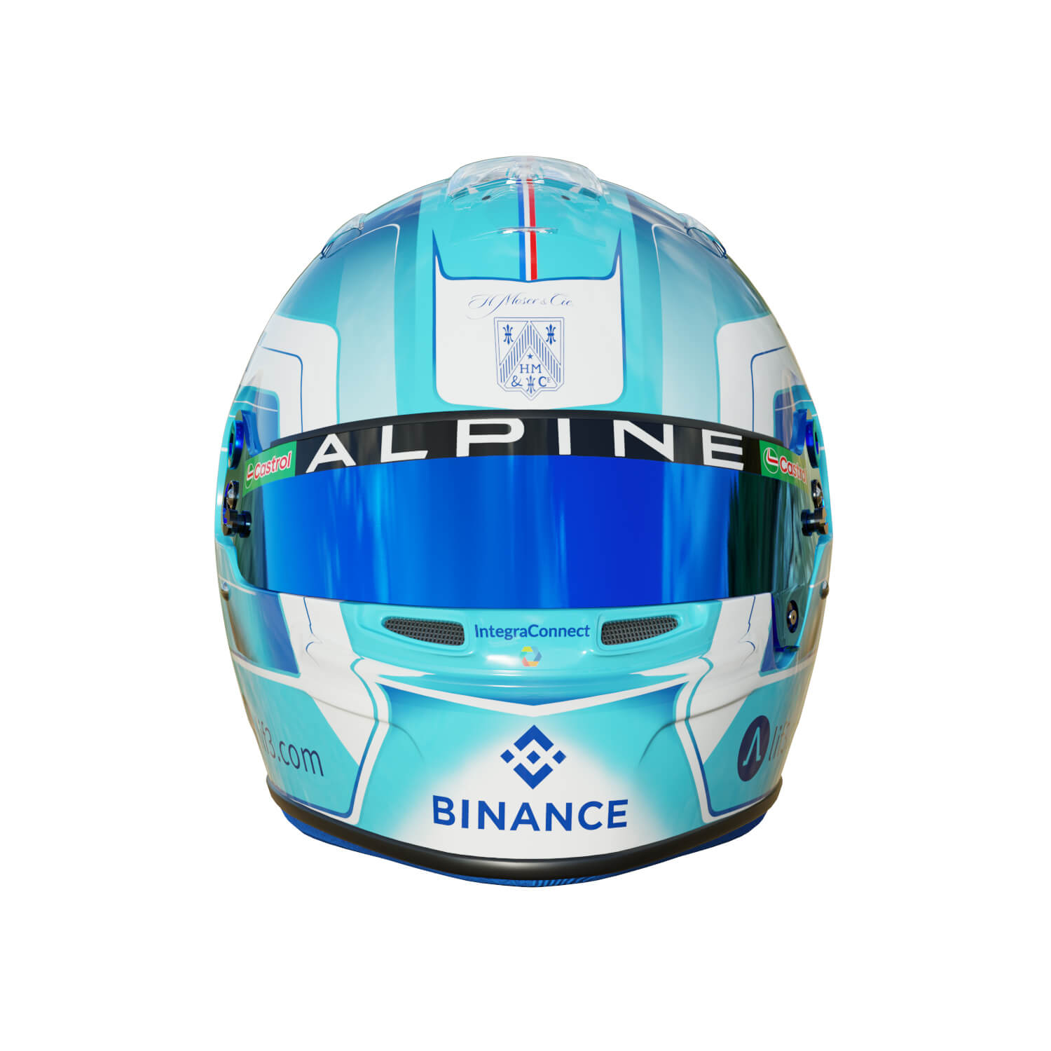 F1 Alpine Helmets 2024 - 3D Model by Cactus3D