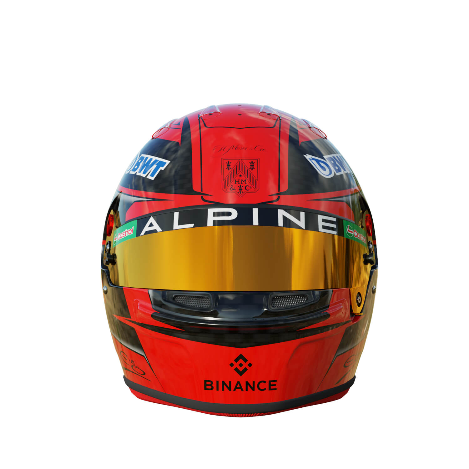 F1 Alpine Helmets 2024 - 3D Model by Cactus3D
