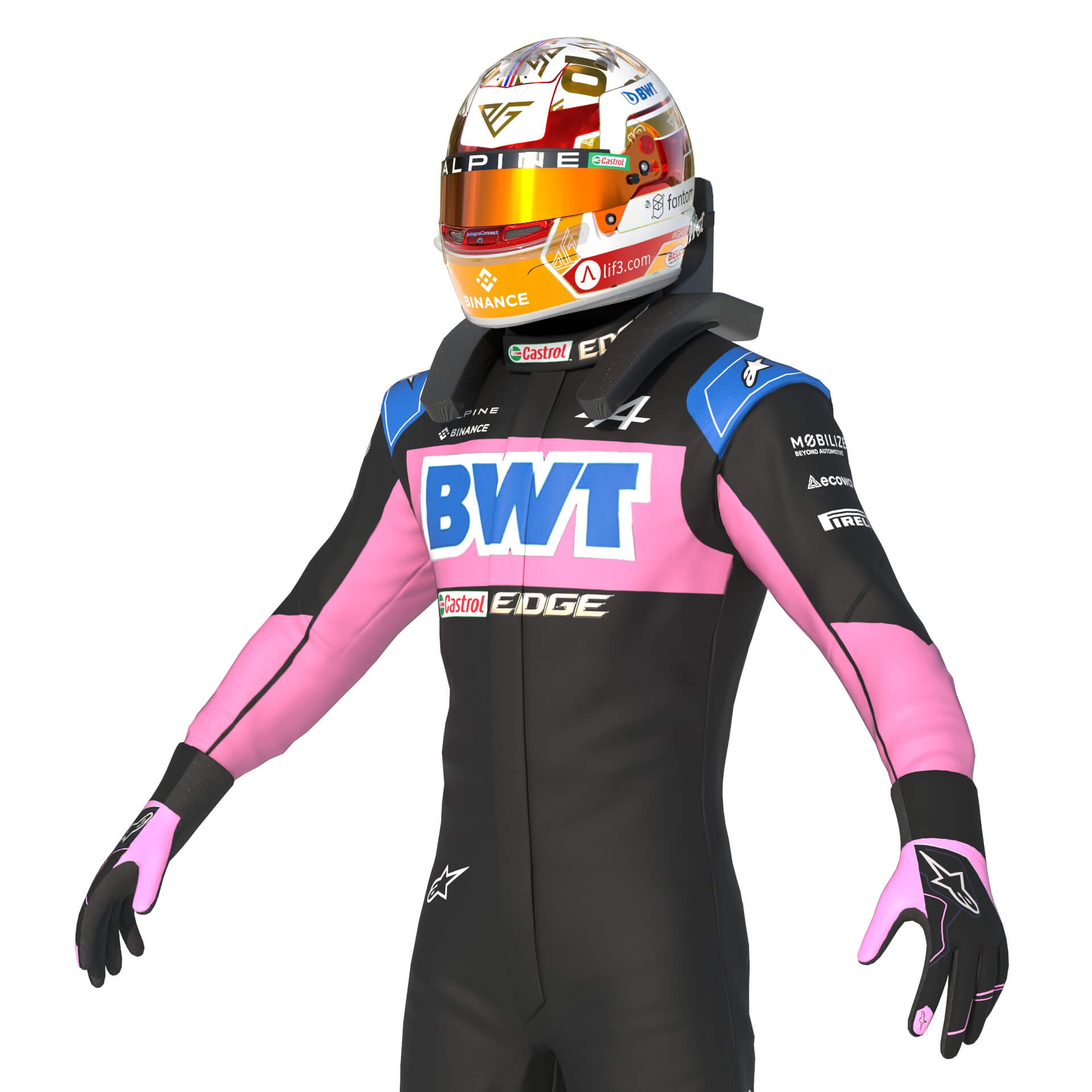 F1 Alpine Suit 2023 - 3D Model by Cactus3D