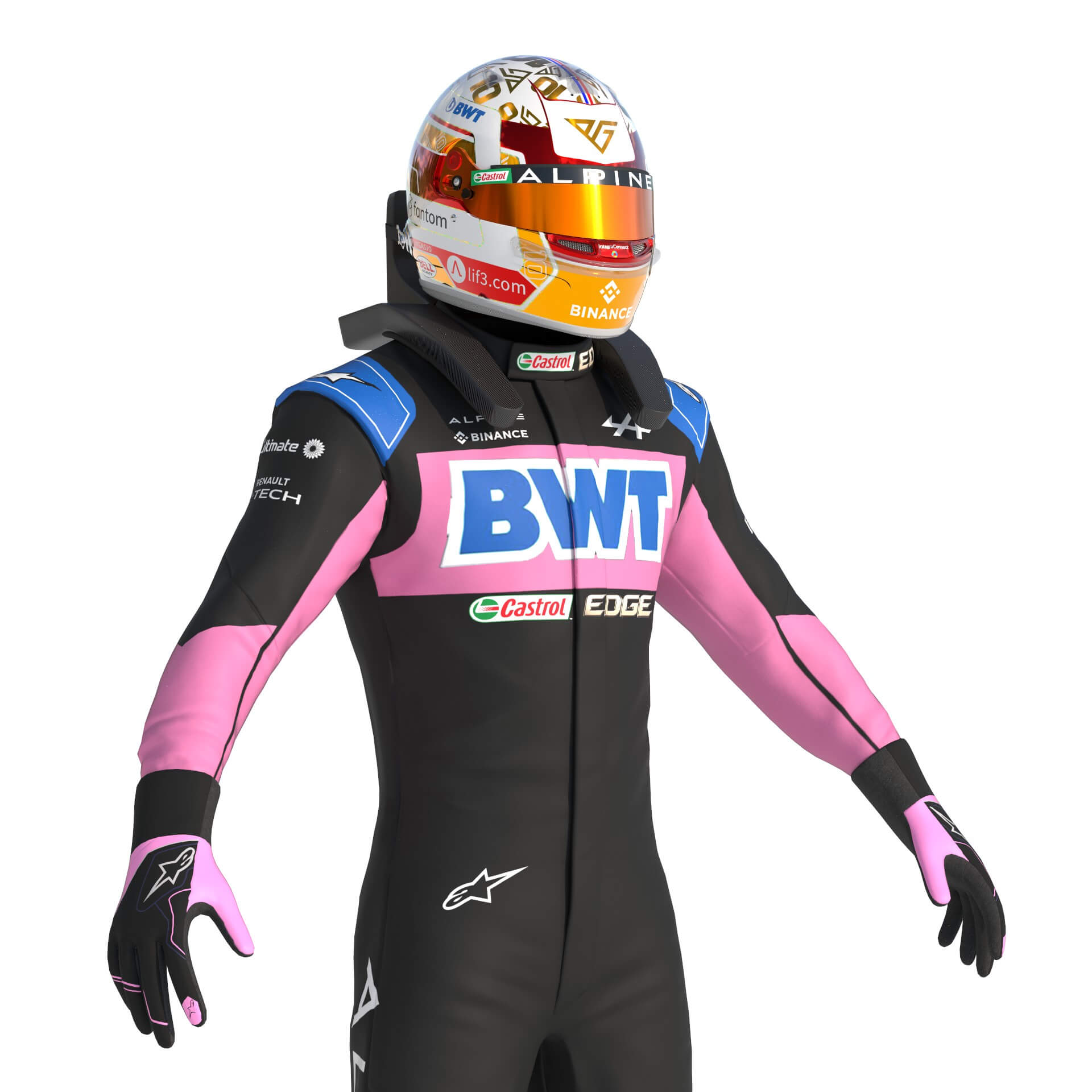 F1 Alpine Suit 2023 - 3D Model by Cactus3D