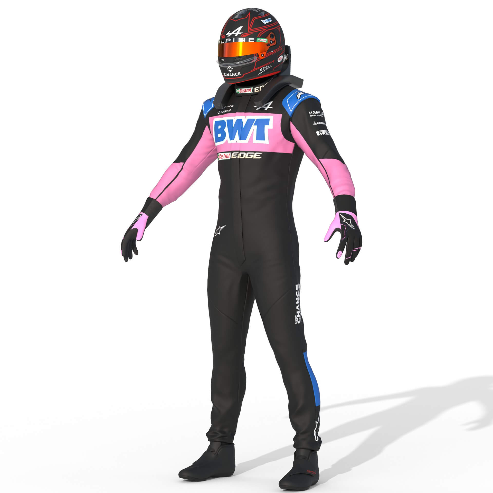 F1 Alpine Suit 2023 - 3D Model by Cactus3D