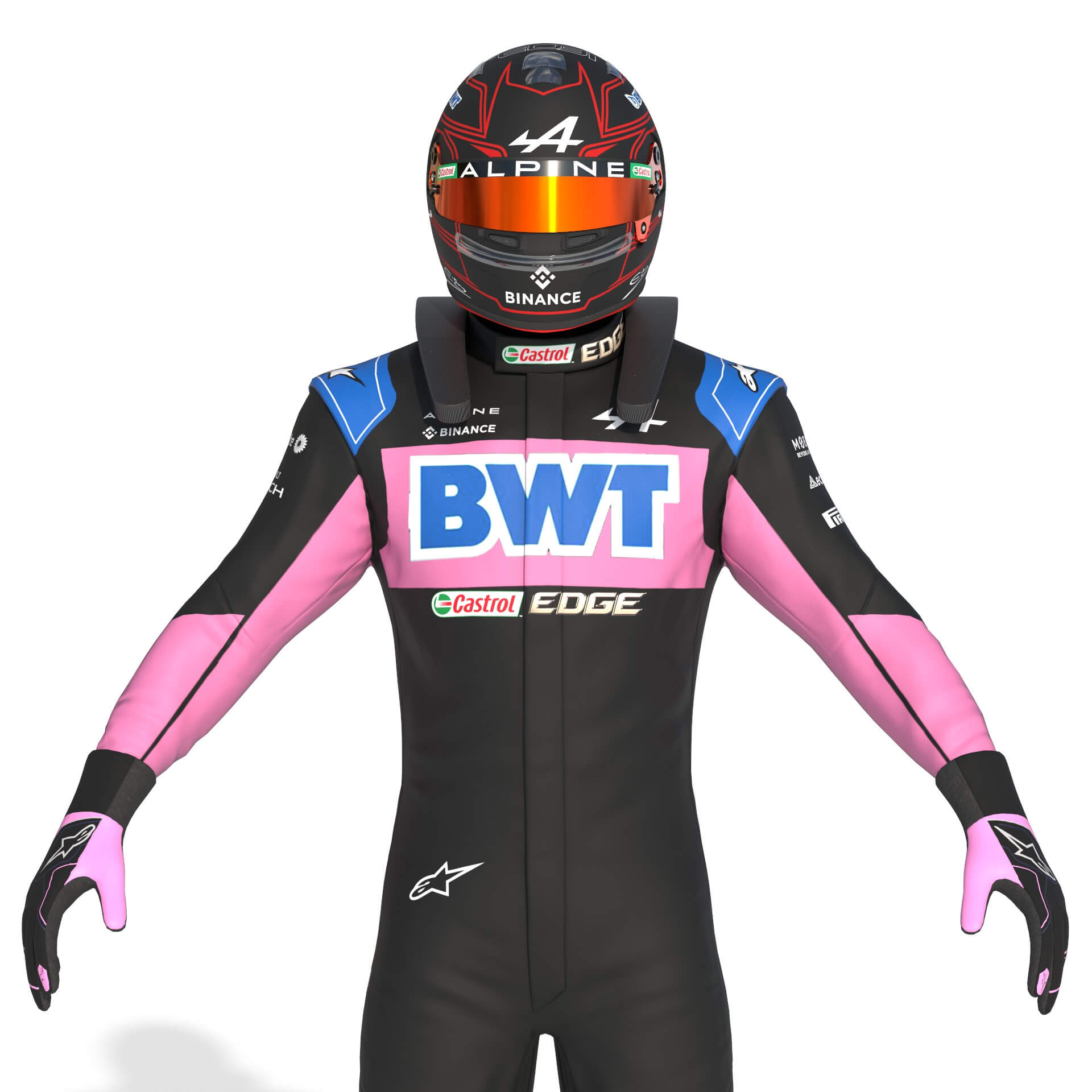 F1 Alpine Suit 2023 - 3D Model by Cactus3D