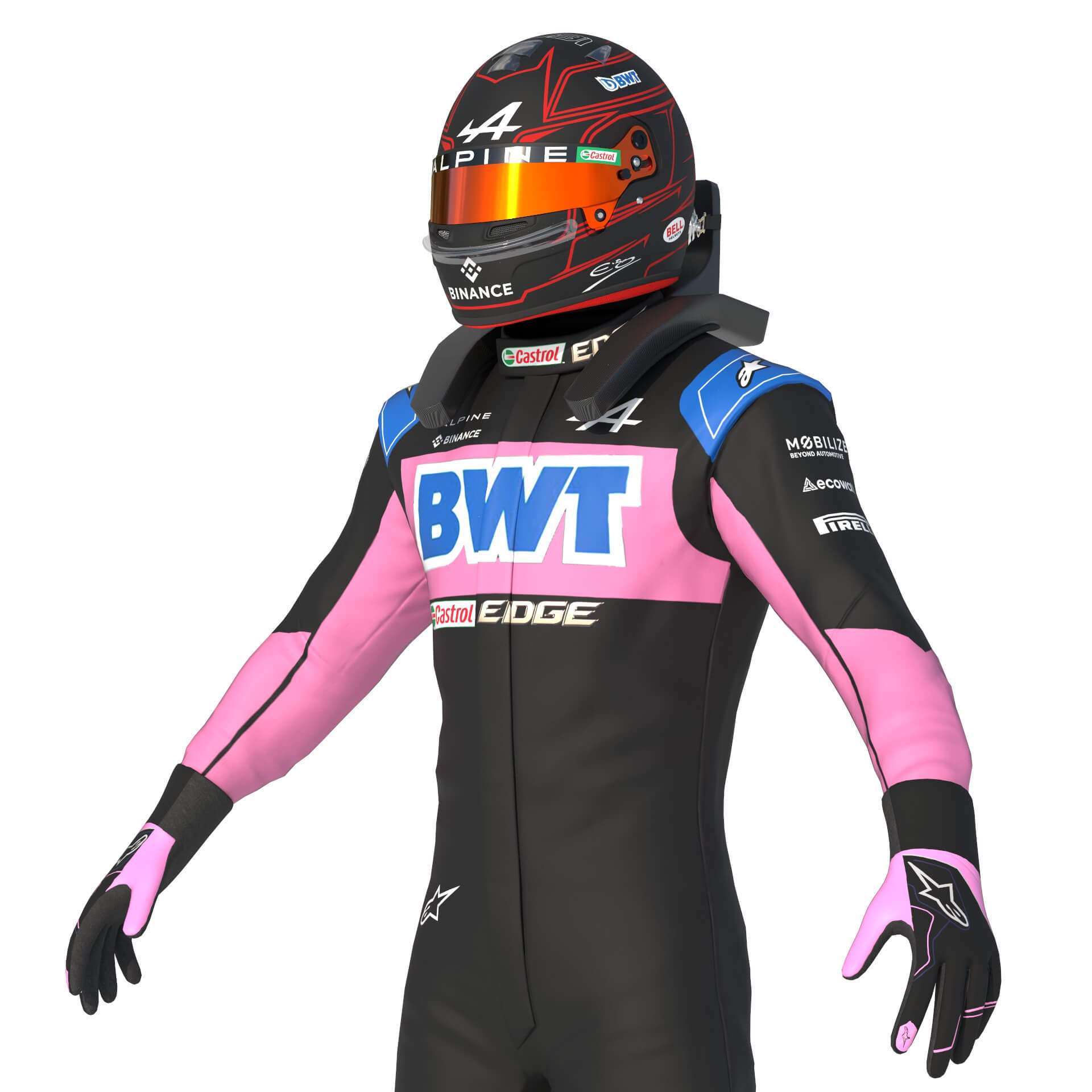 F1 Alpine Suit 2023 - 3D Model by Cactus3D