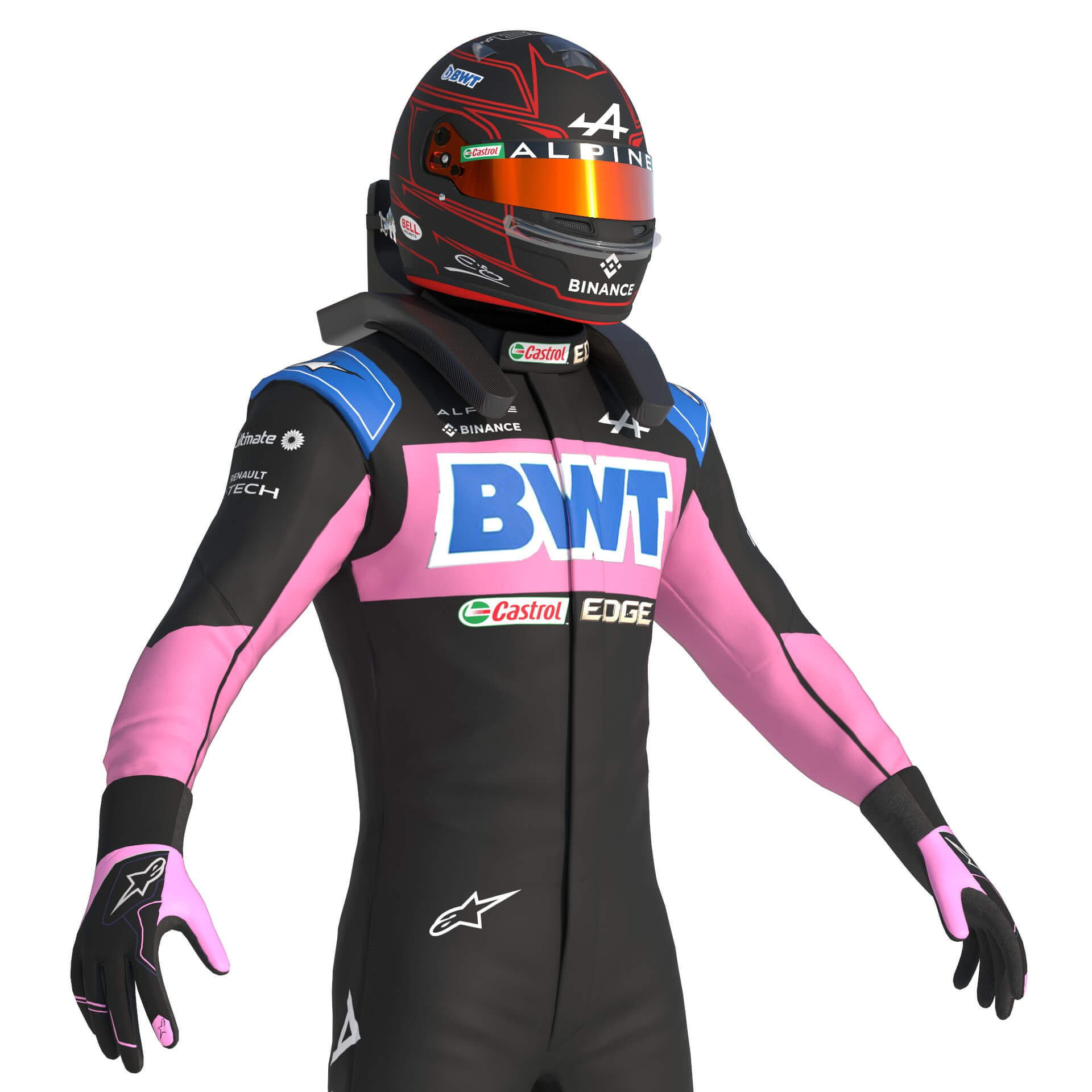 F1 Alpine Suit 2023 - 3D Model by Cactus3D