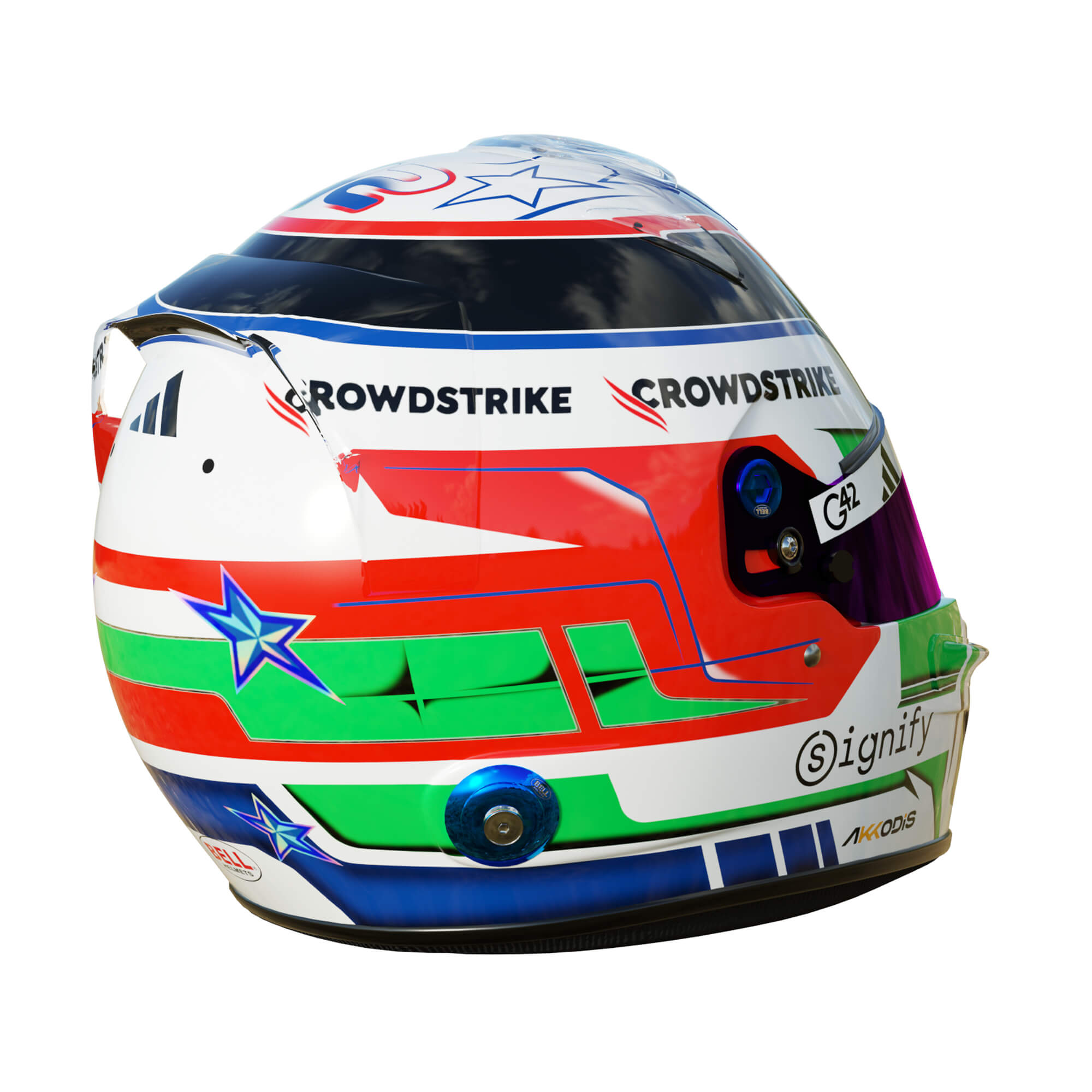 F1 Andrea Kimi Antonelli Helmet 2025 - 3D Model by Cactus3D