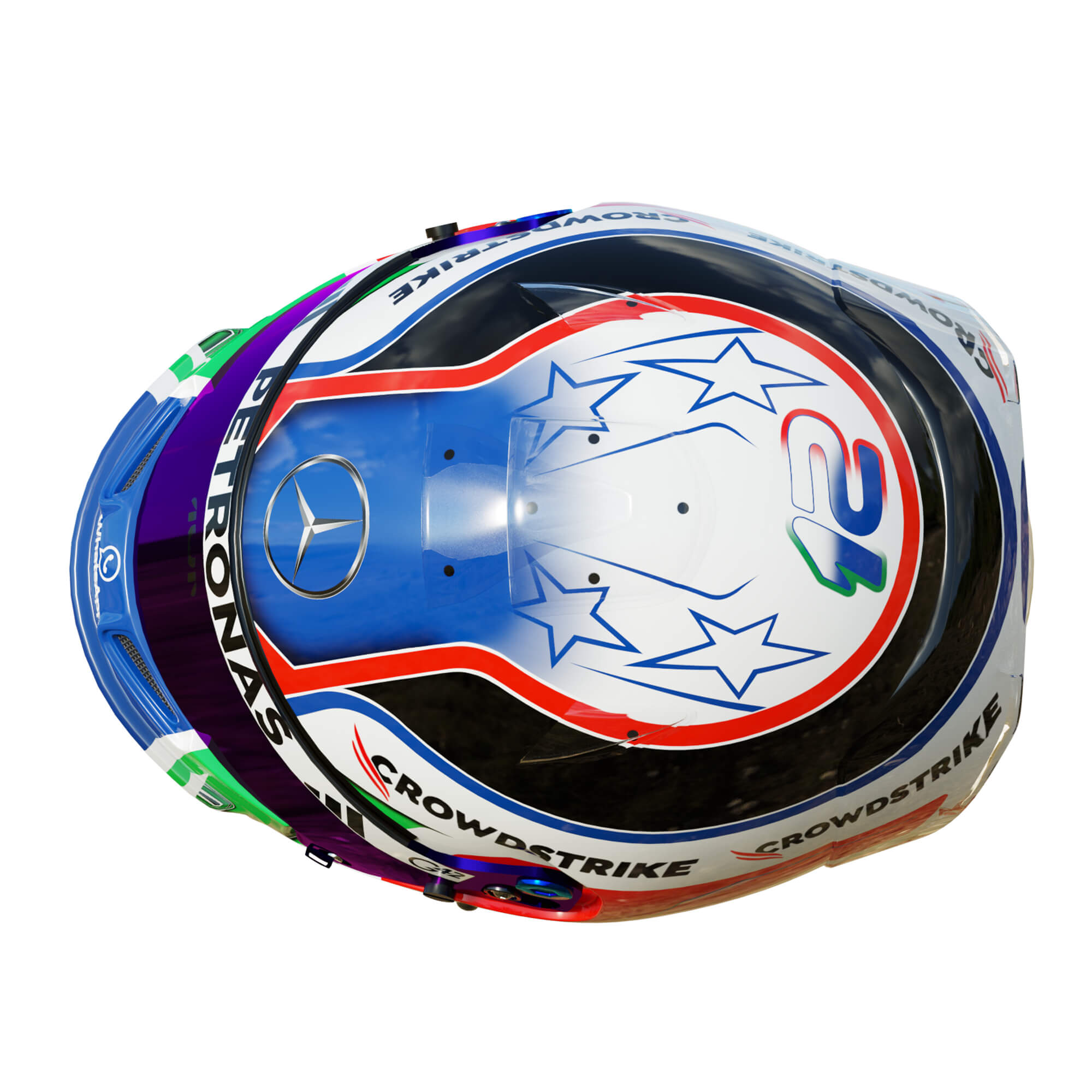 F1 Andrea Kimi Antonelli Helmet 2025 - 3D Model by Cactus3D