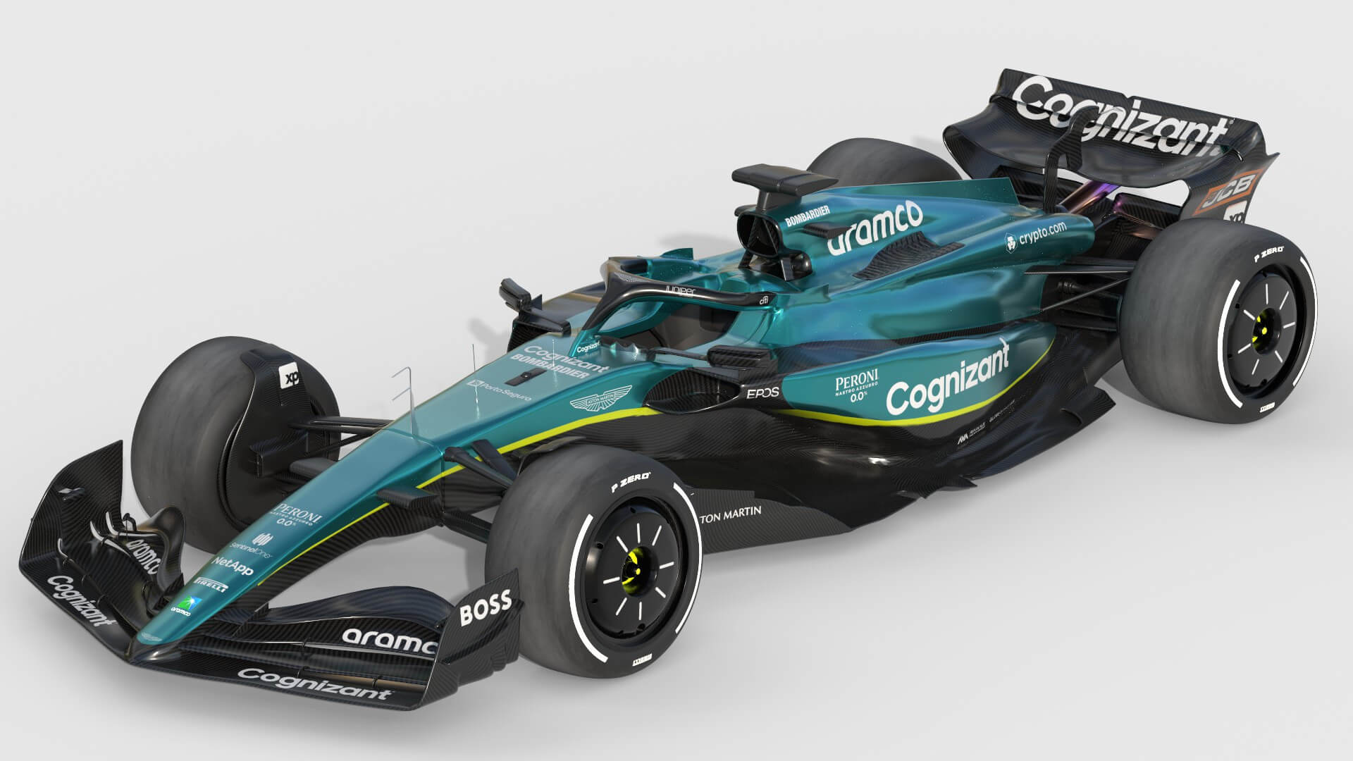 F1 Aston Martin AMR23 2023 - 3D Model by Cactus3D