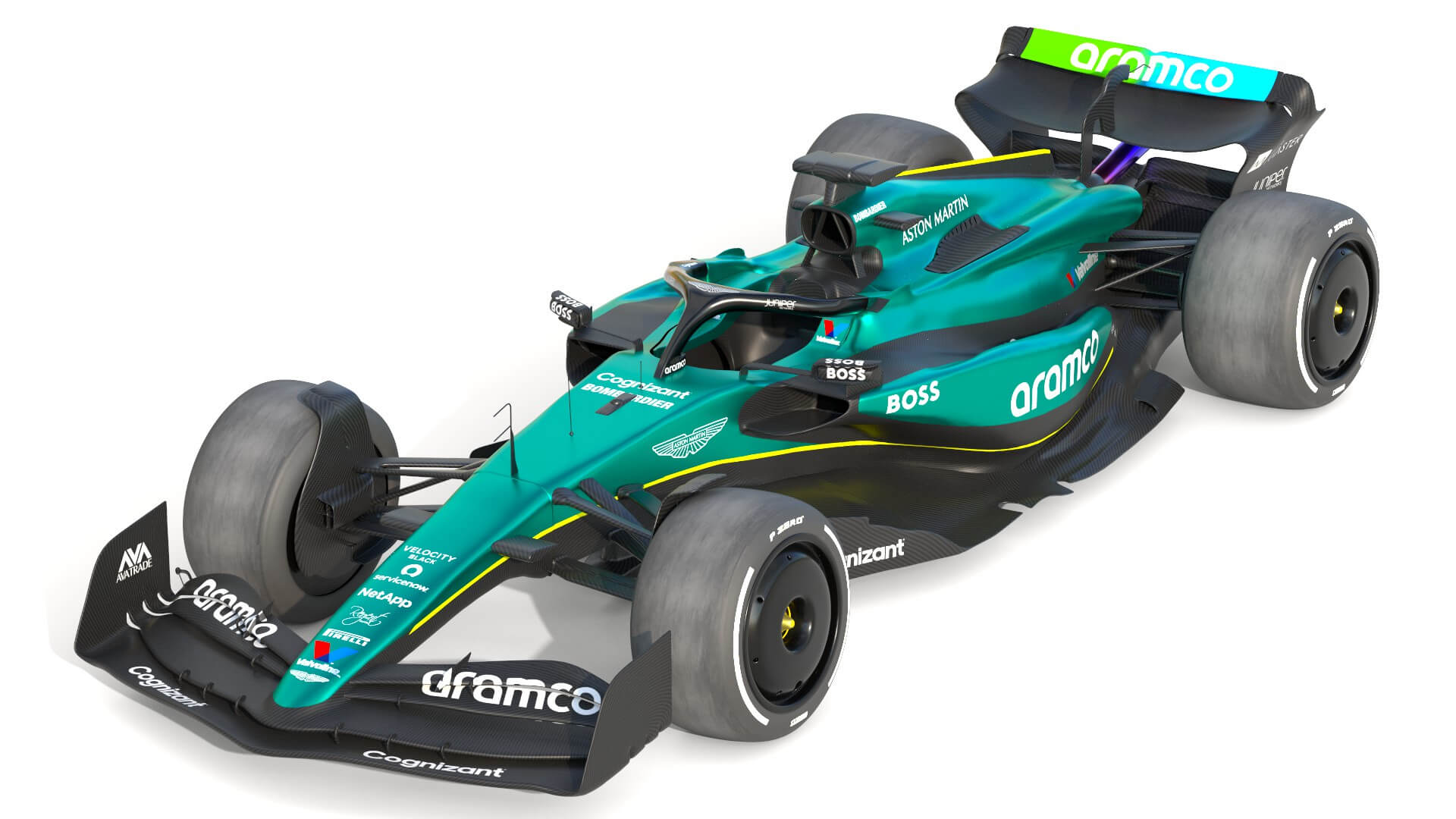 F1 Aston Martin AMR24 2024 - 3D Model by Cactus3D